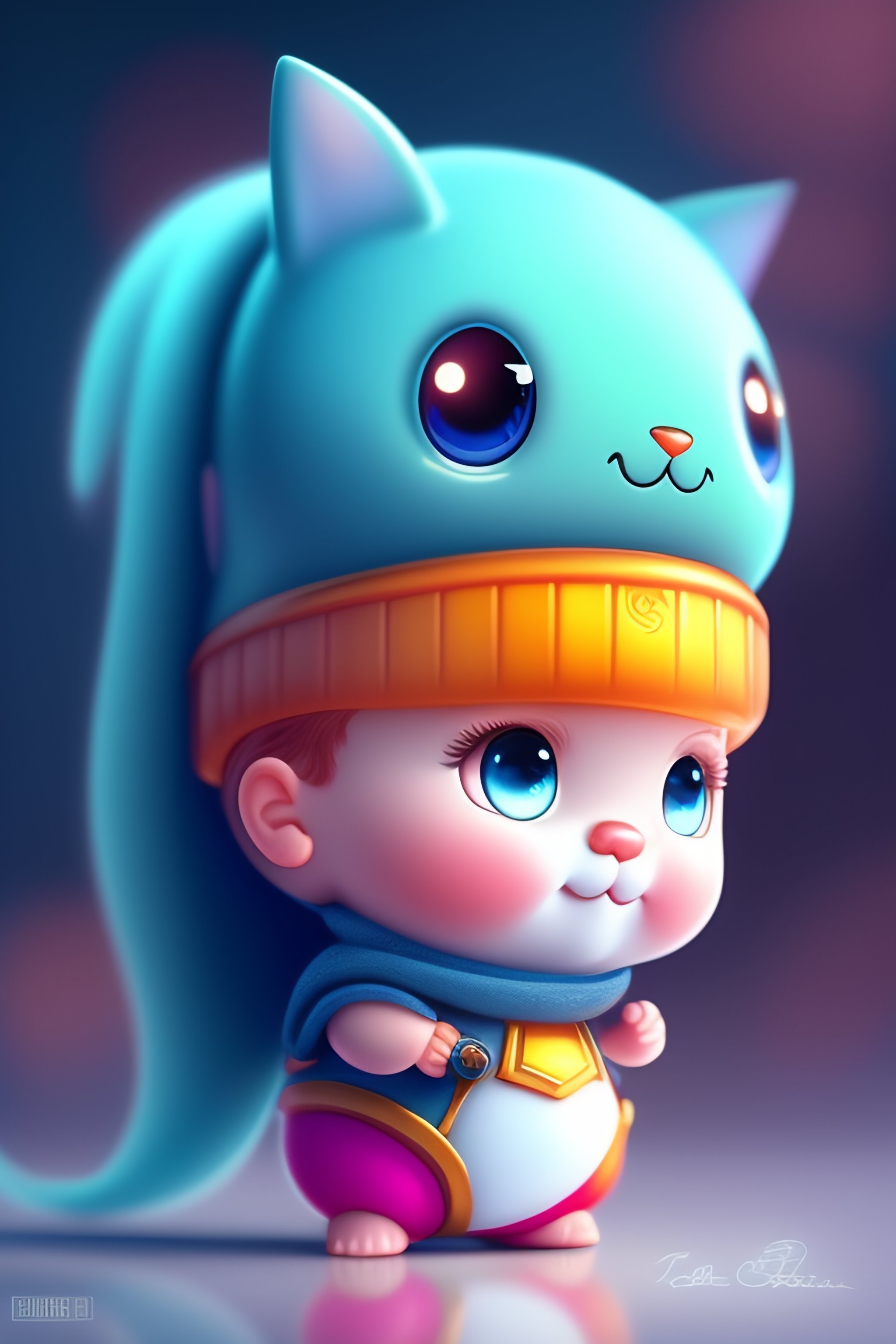 Lexica - Cute and adorable cartoon it baby, fantasy, dreamlike ...