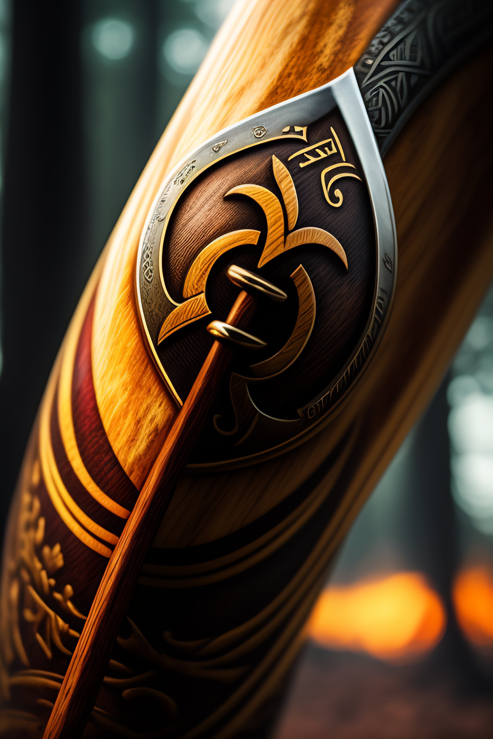 Lexica - Viking one eye scar, axe, woods