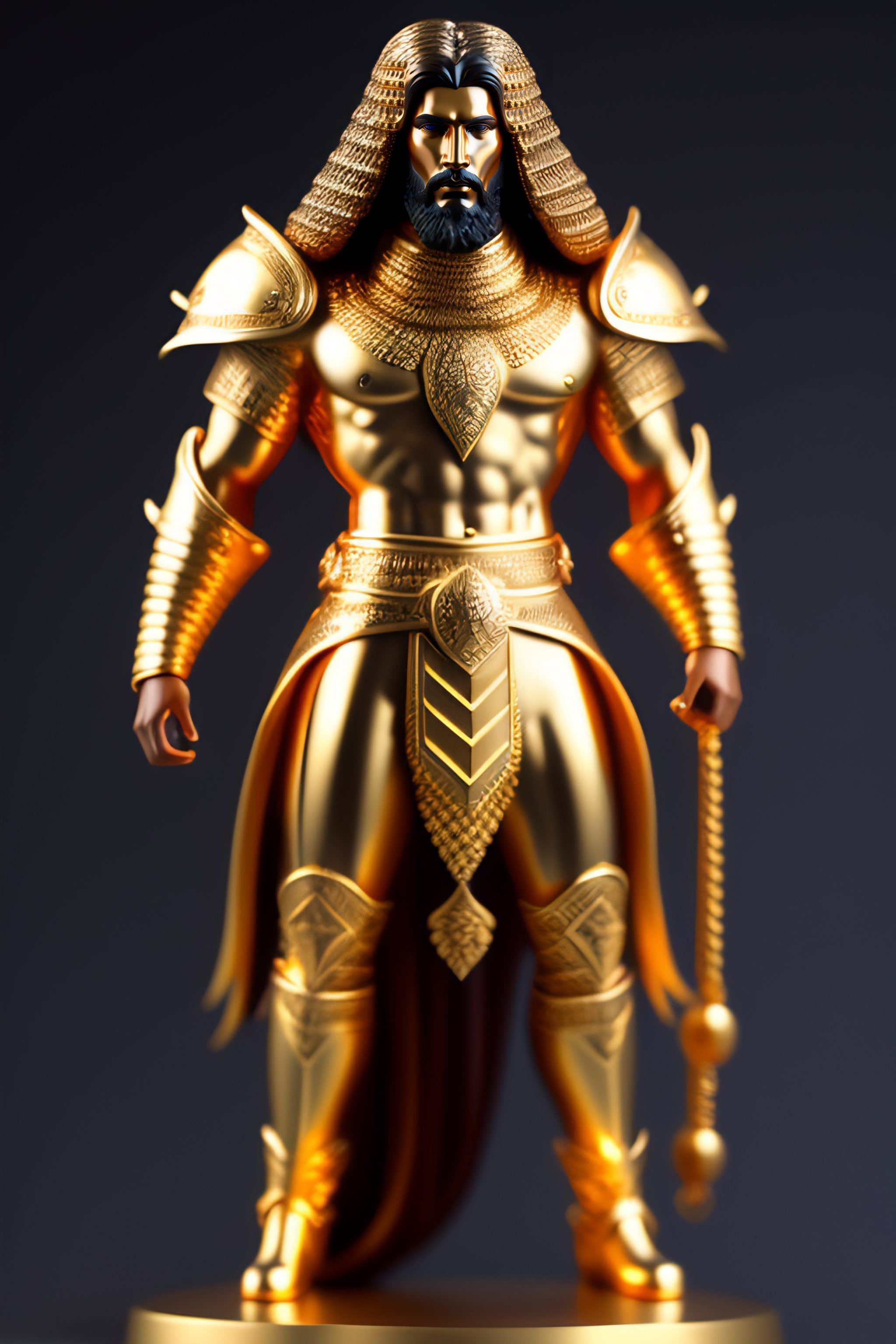 Lexica - Arabian man long hair sculpture high detailed 8K cyber punk ...