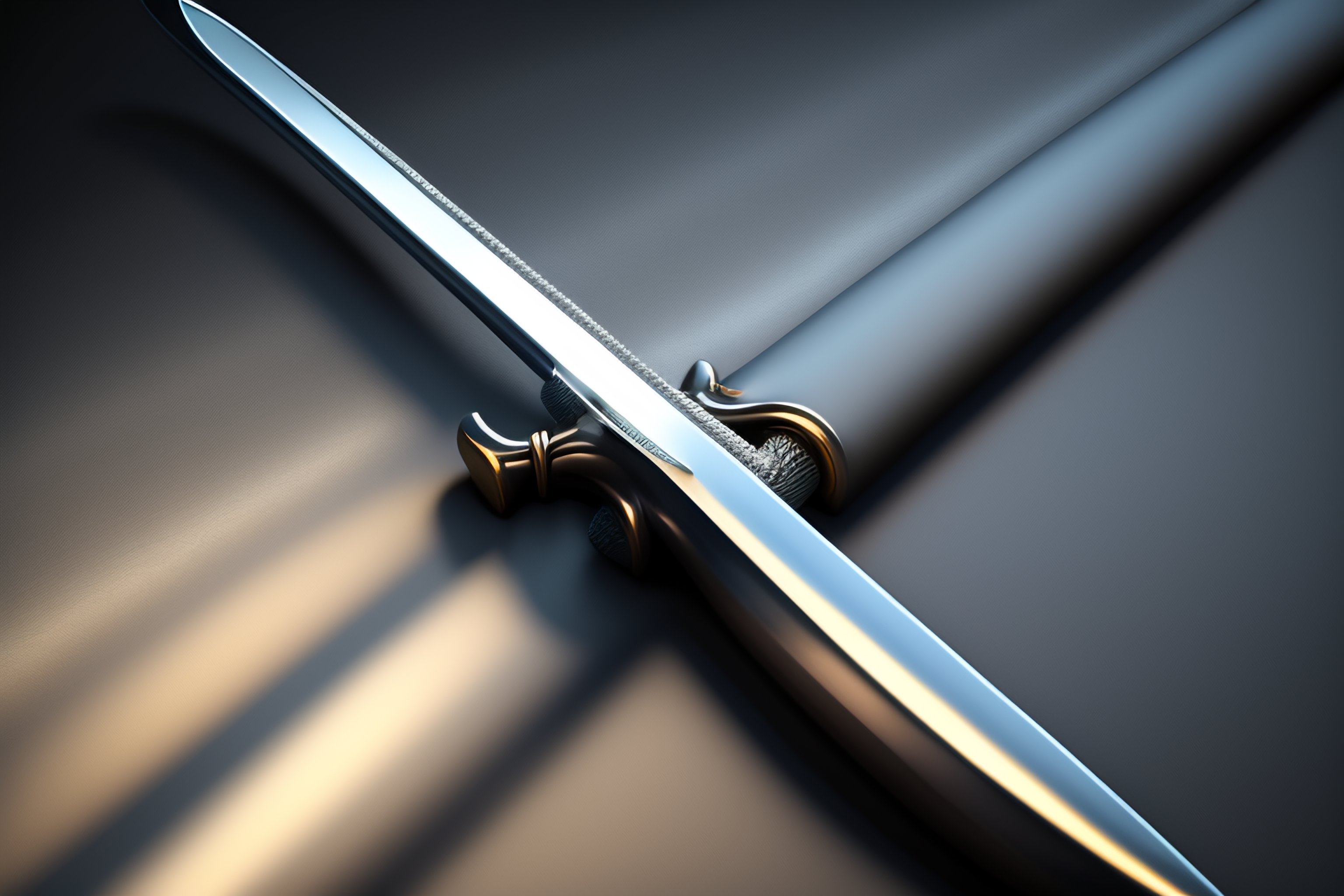 Lexica - Sword with grey background