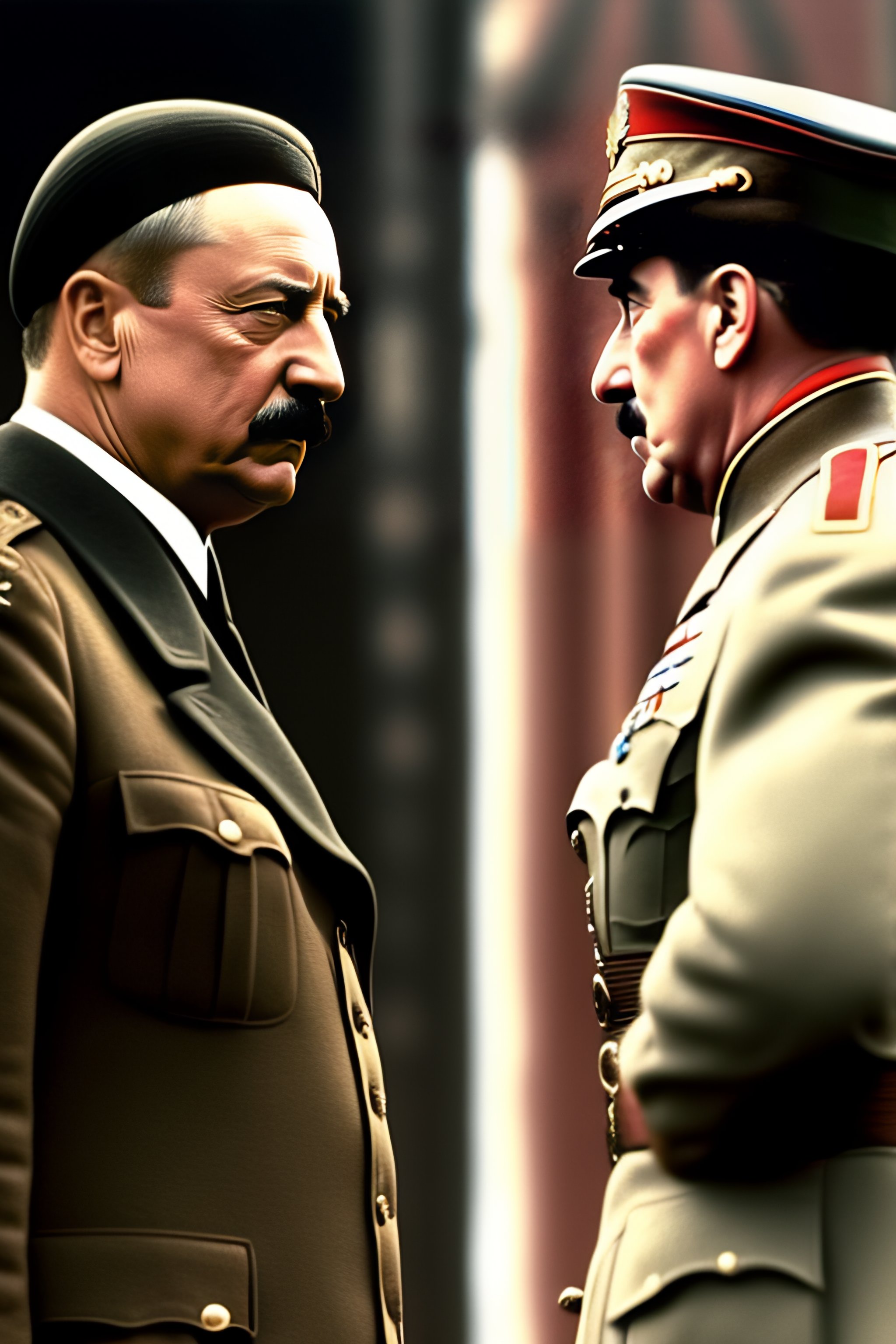 Lexica - World war two in berlin, hitler and stalin standing next to ...