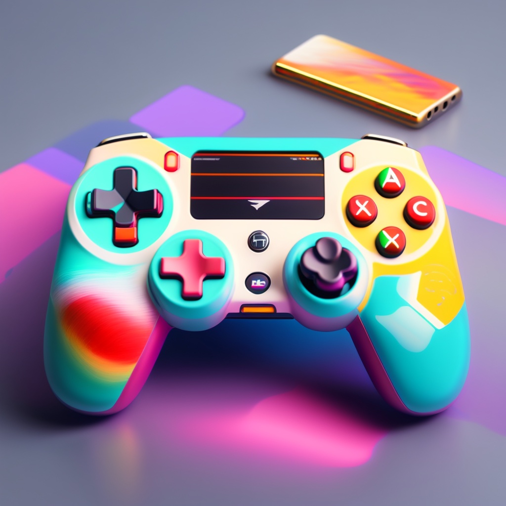 Lexica - Combination of a paintbrush, a gaming controller, and some ...