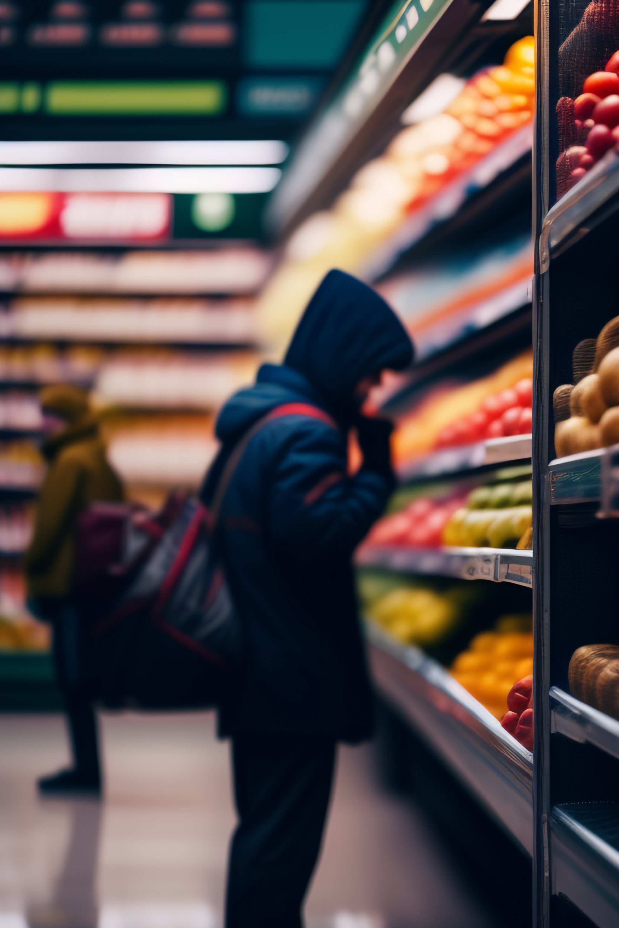 Lexica - Man stealing in a supermarket