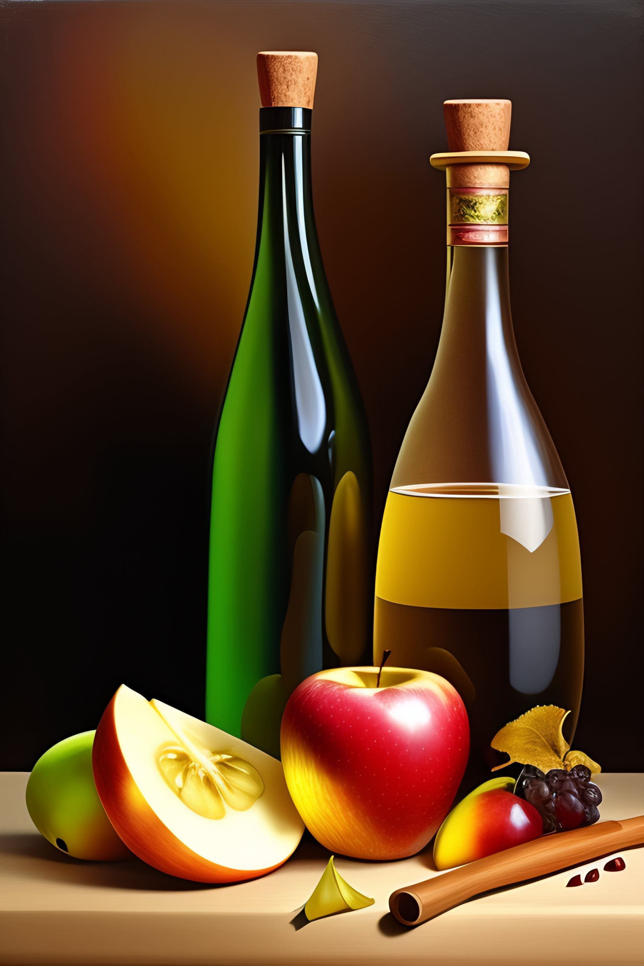 Wine Still Life Setup