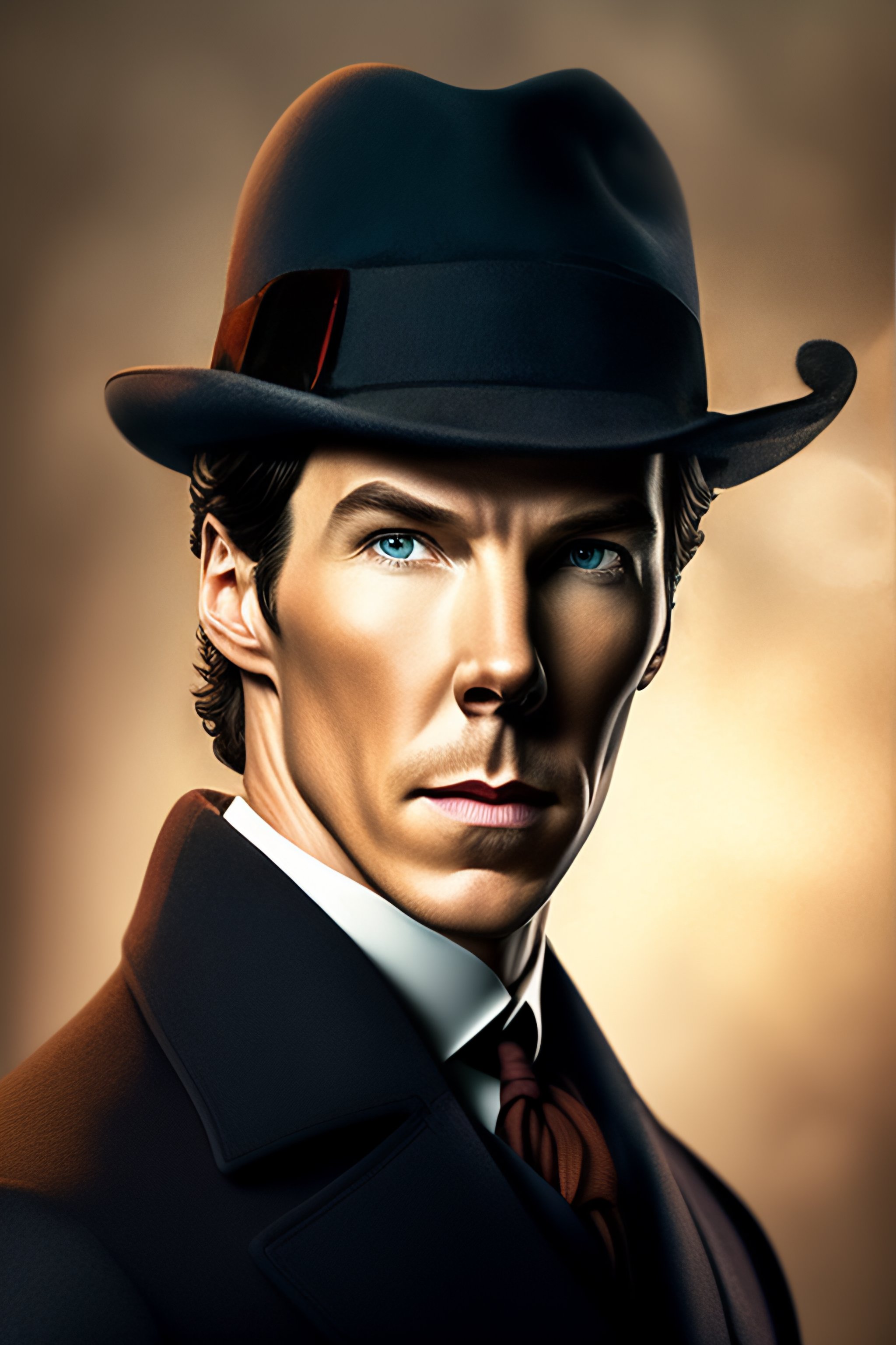 Lexica - Portrait of Benedict Cumberbatch as Sherlock Holmes, 8k ...