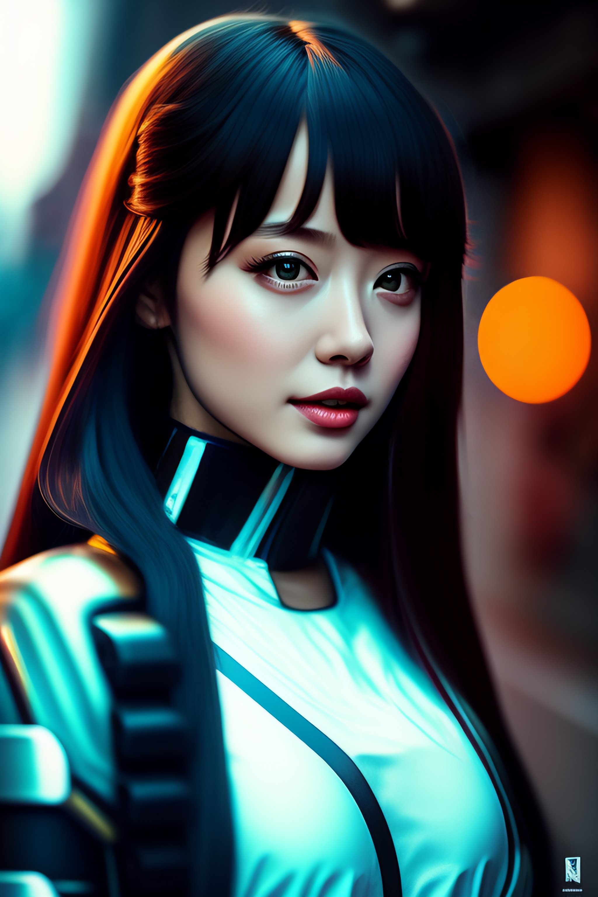 Lexica - Photoreal, cosplay, Cosplayer, cyber punk, Kanna Hashimoto ...