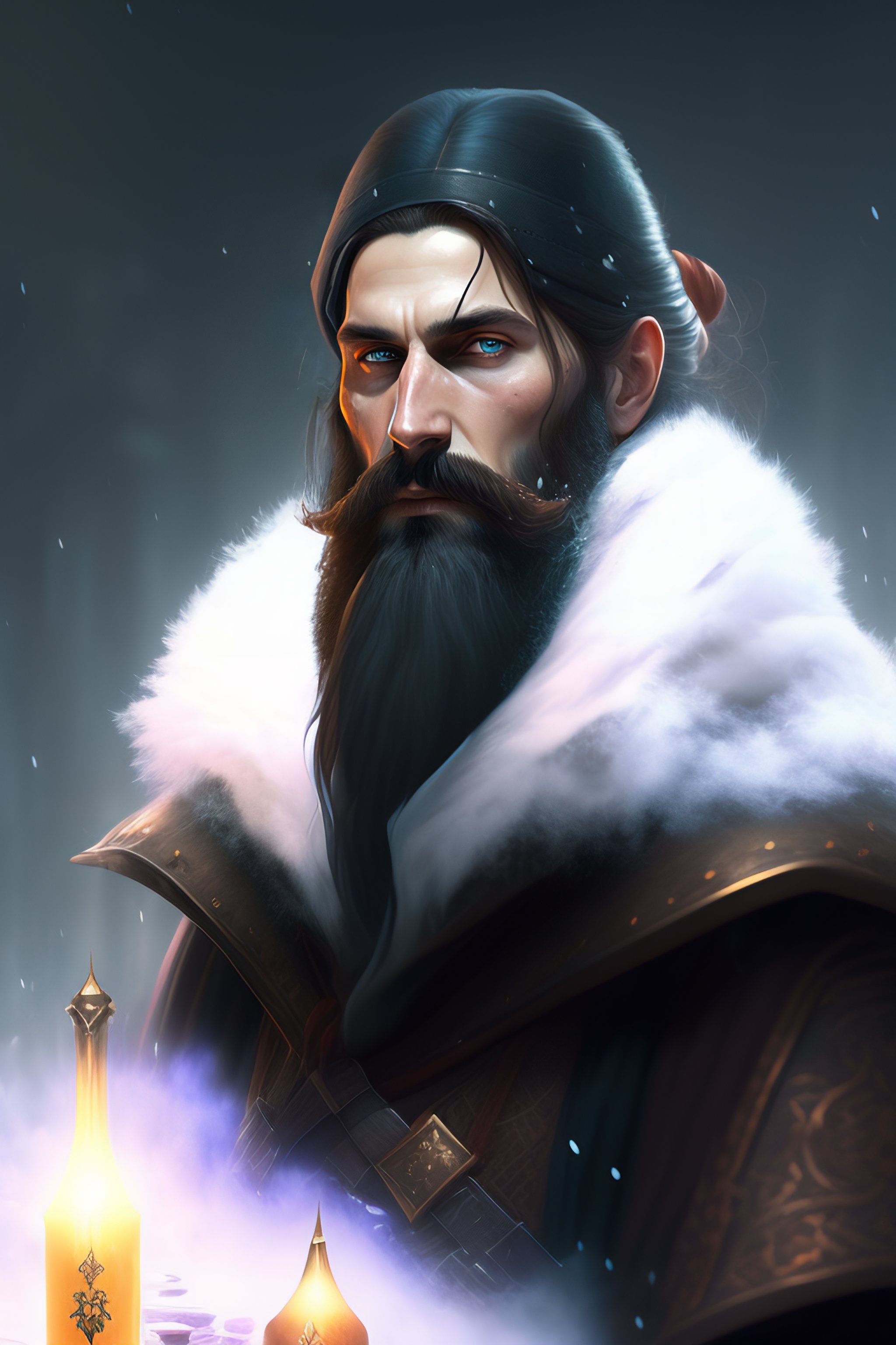 Lexica - Haggard Rasputin eating a white powder, necromancer, evil ...