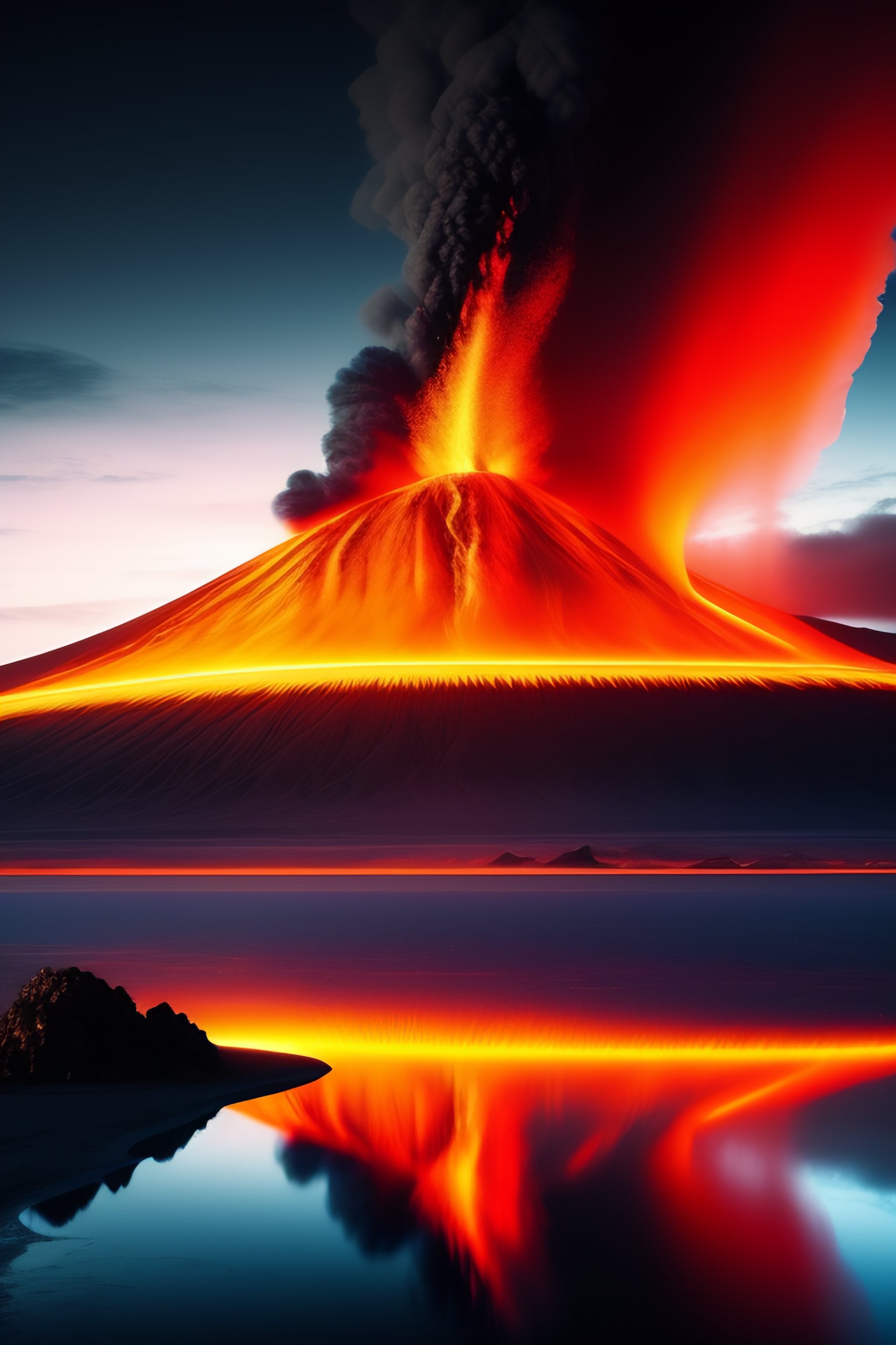 Volcano Eruption Wallpaper