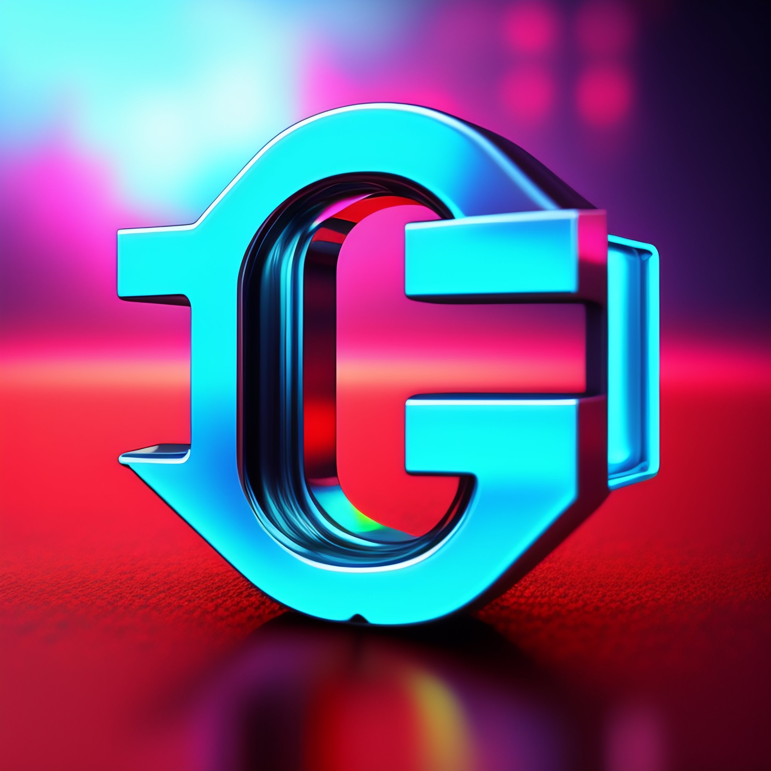 Lexica - The letter "z" made of metal cyberpunk futuristic holographic ...