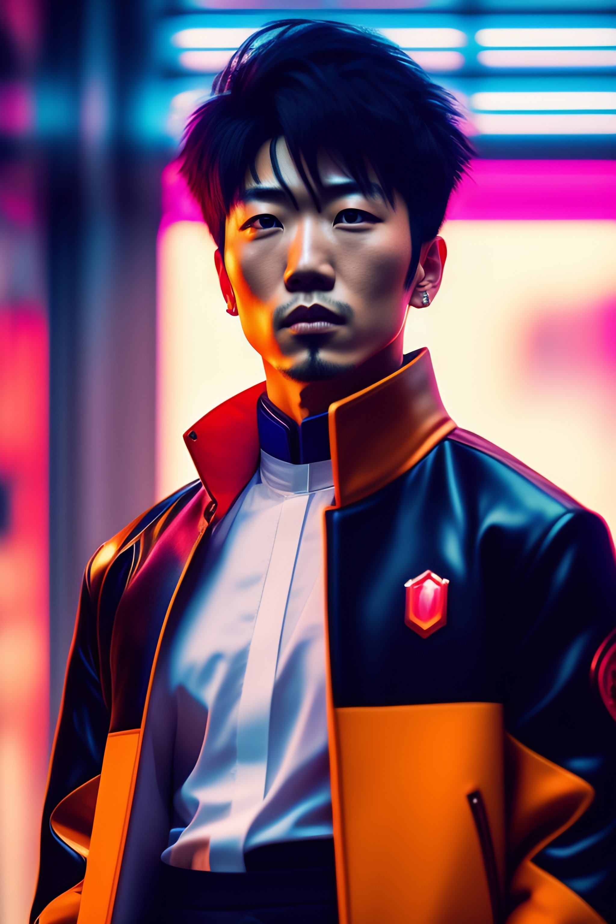 Lexica - Shotaro Kaneda, Neo Tokio photo shoot