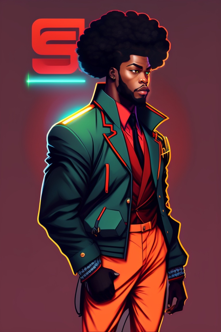 Lexica - A black man wears a medical coat and carries a briefcase with ...