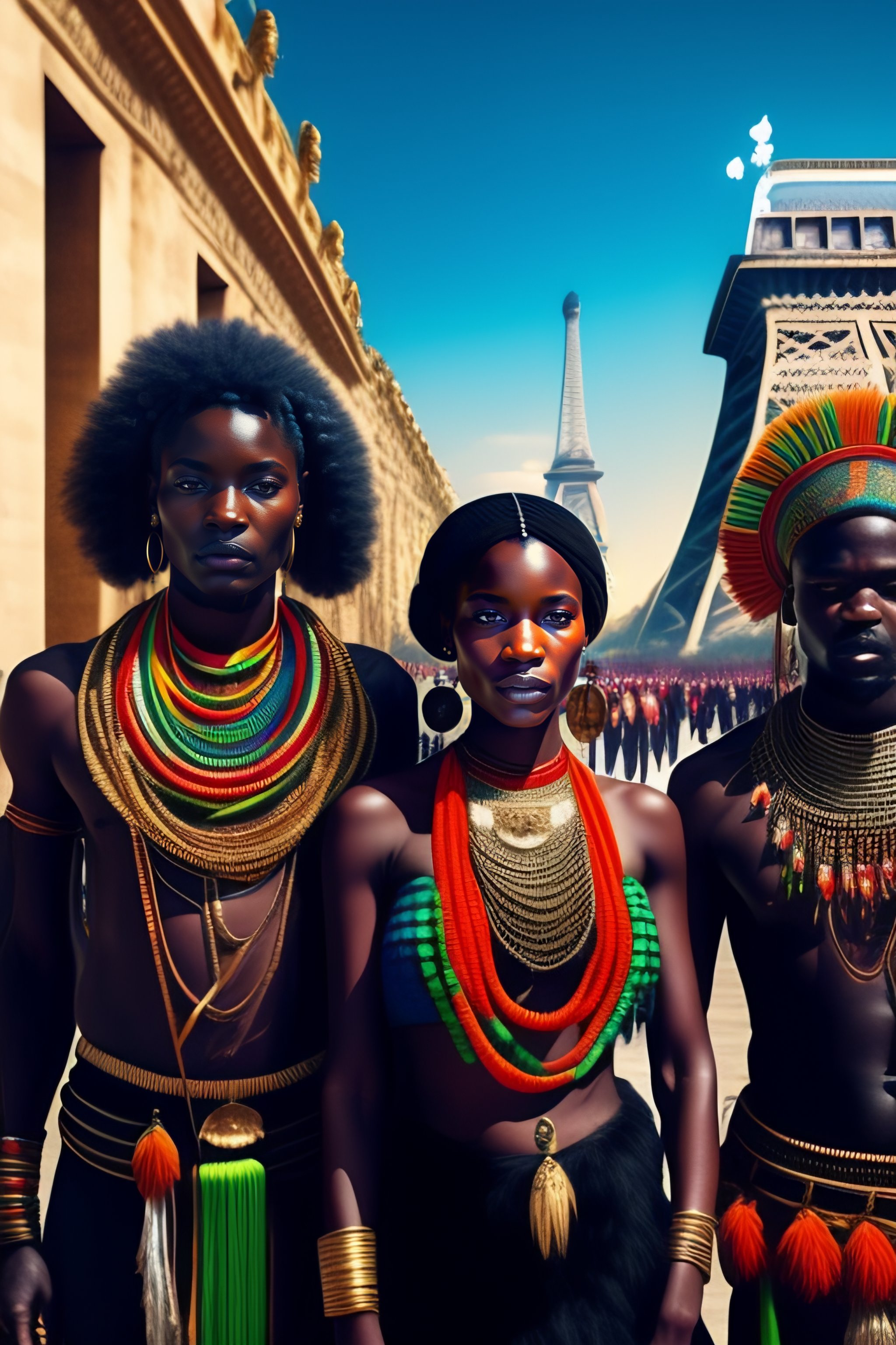 Lexica - African tribe in paris
