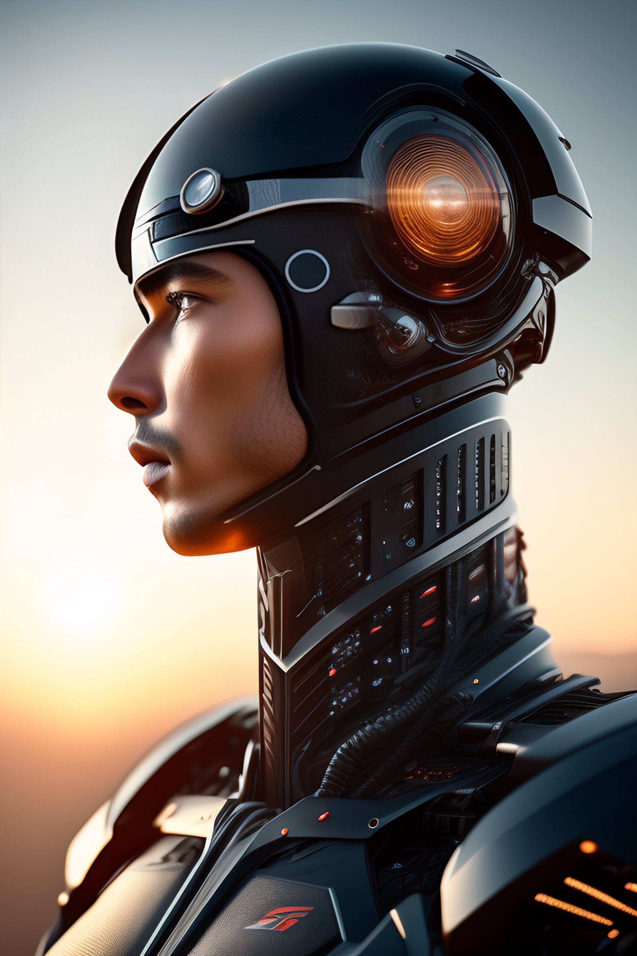 Lexica - An extremely complex and advanced cyborg chassis only high angle