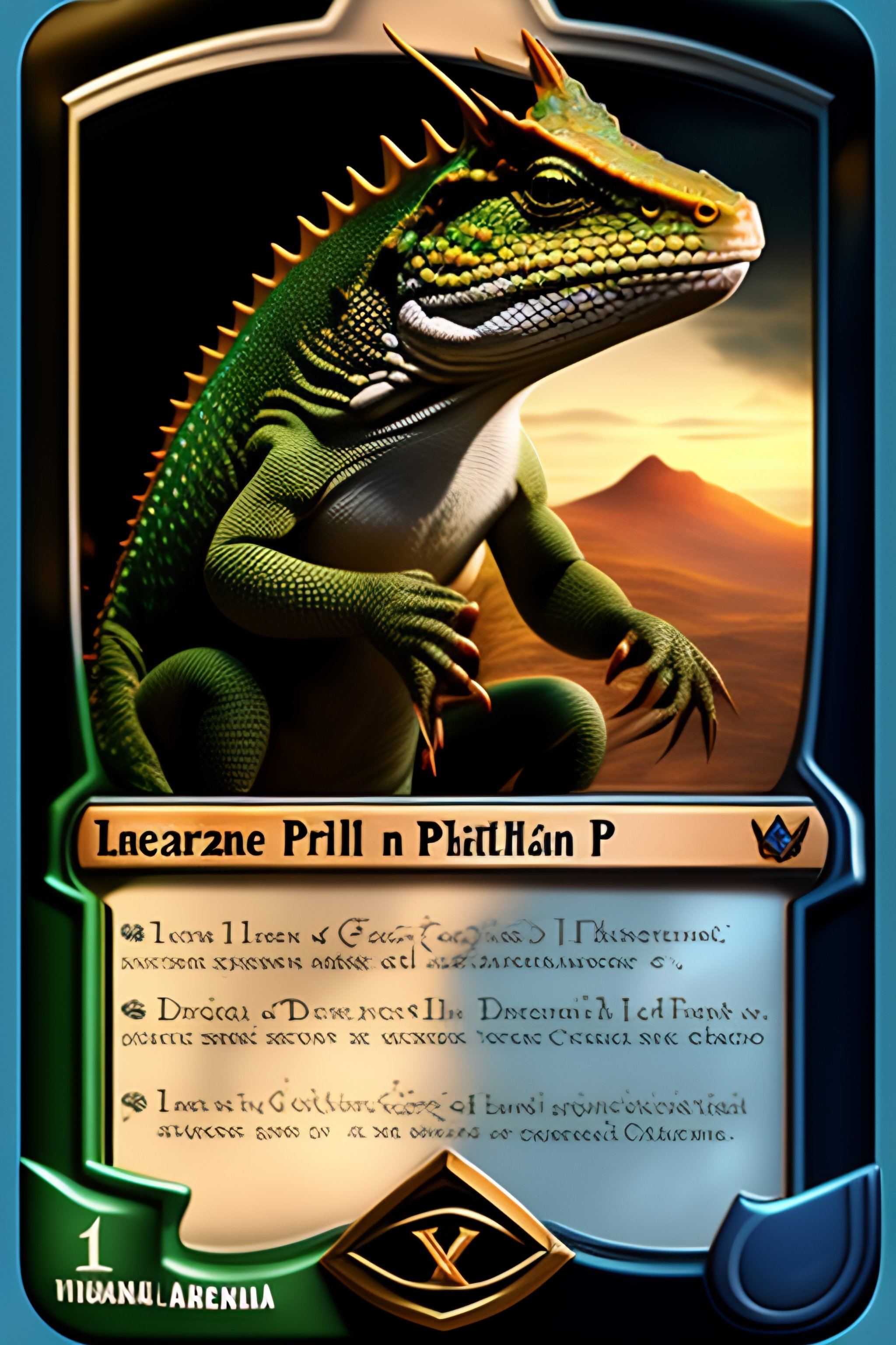 Lexica - Lizard folk Trident paladine