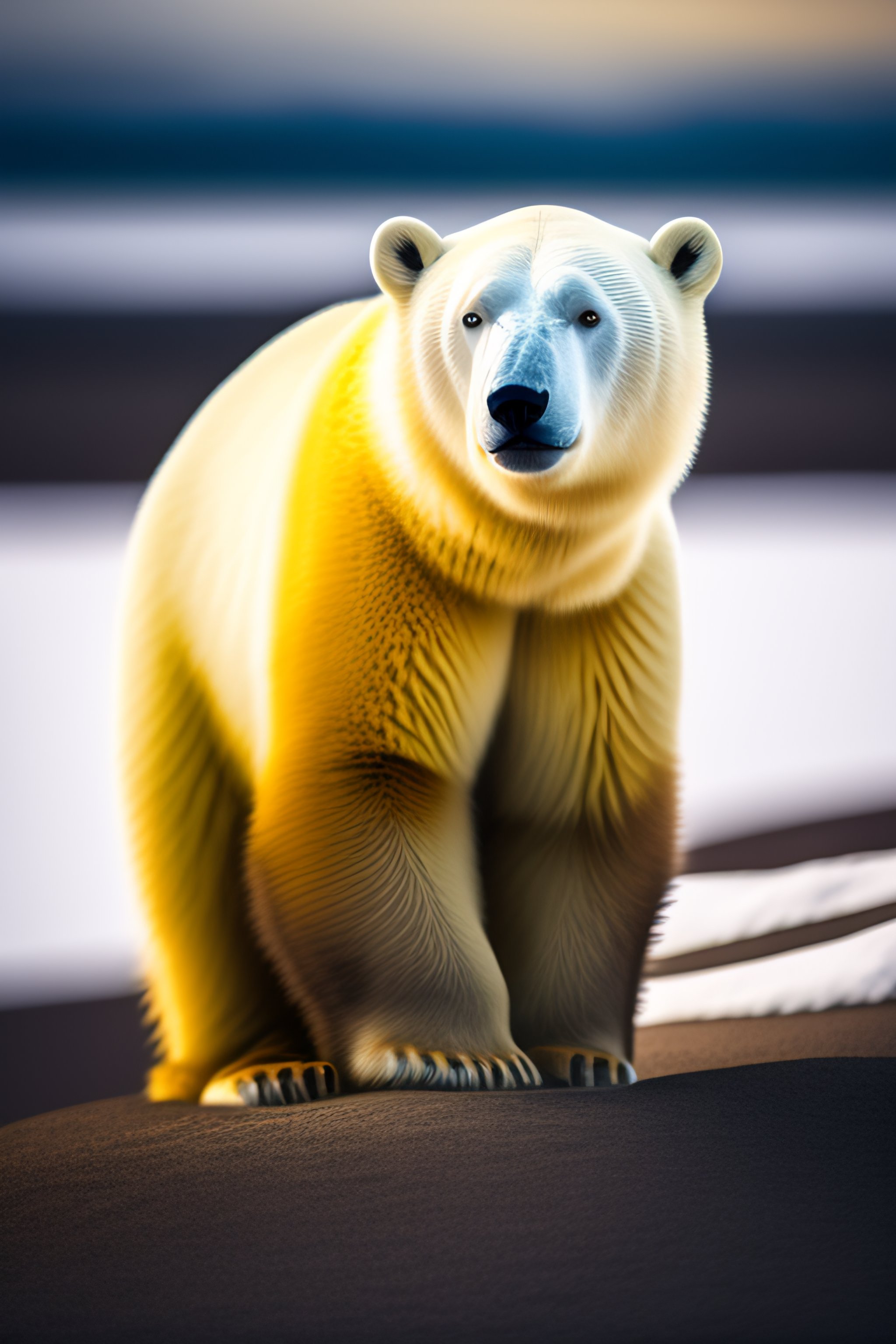 Yellow Polar Bear