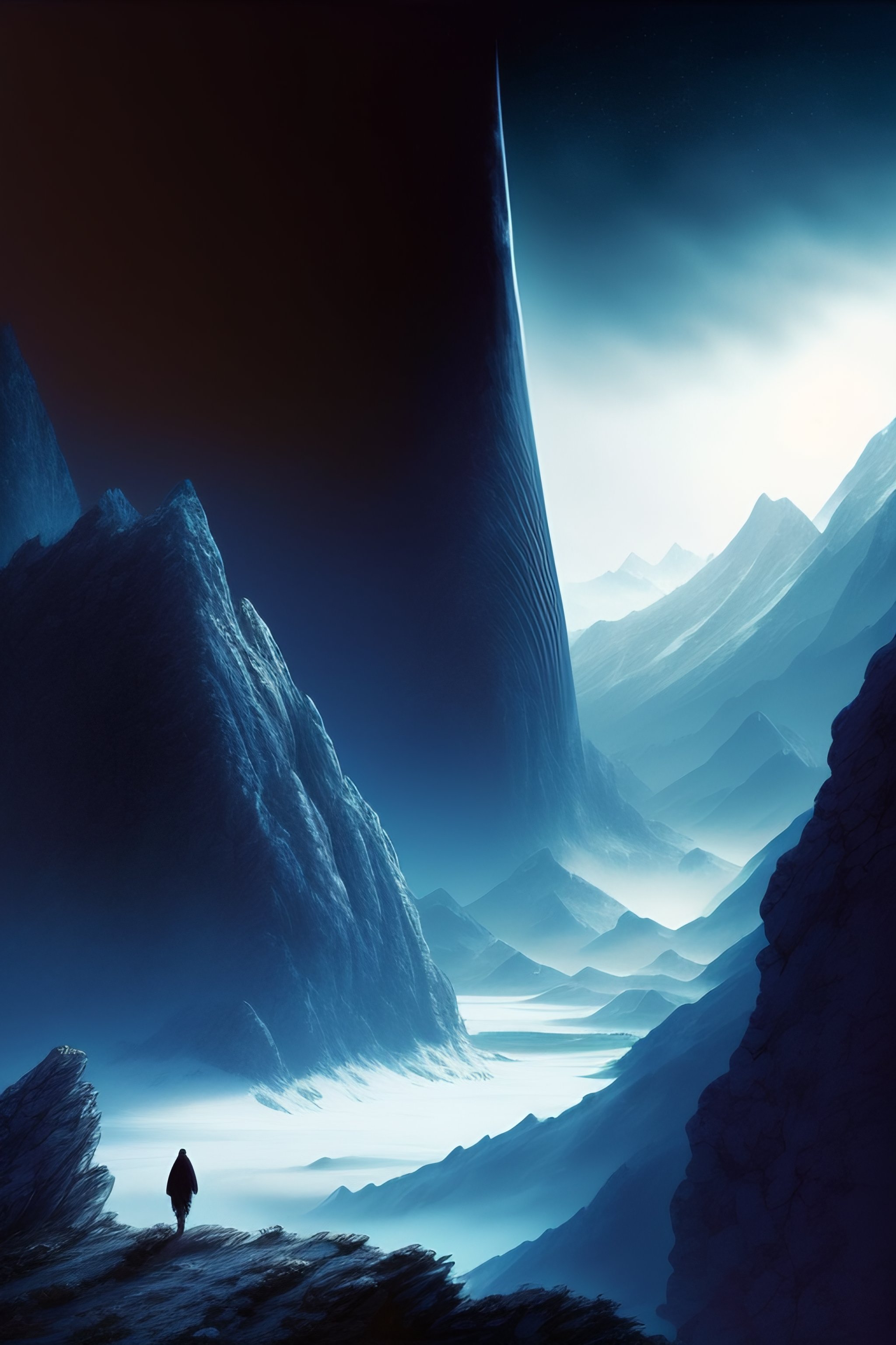 Lexica - Image sombre, lovecraft, montagne