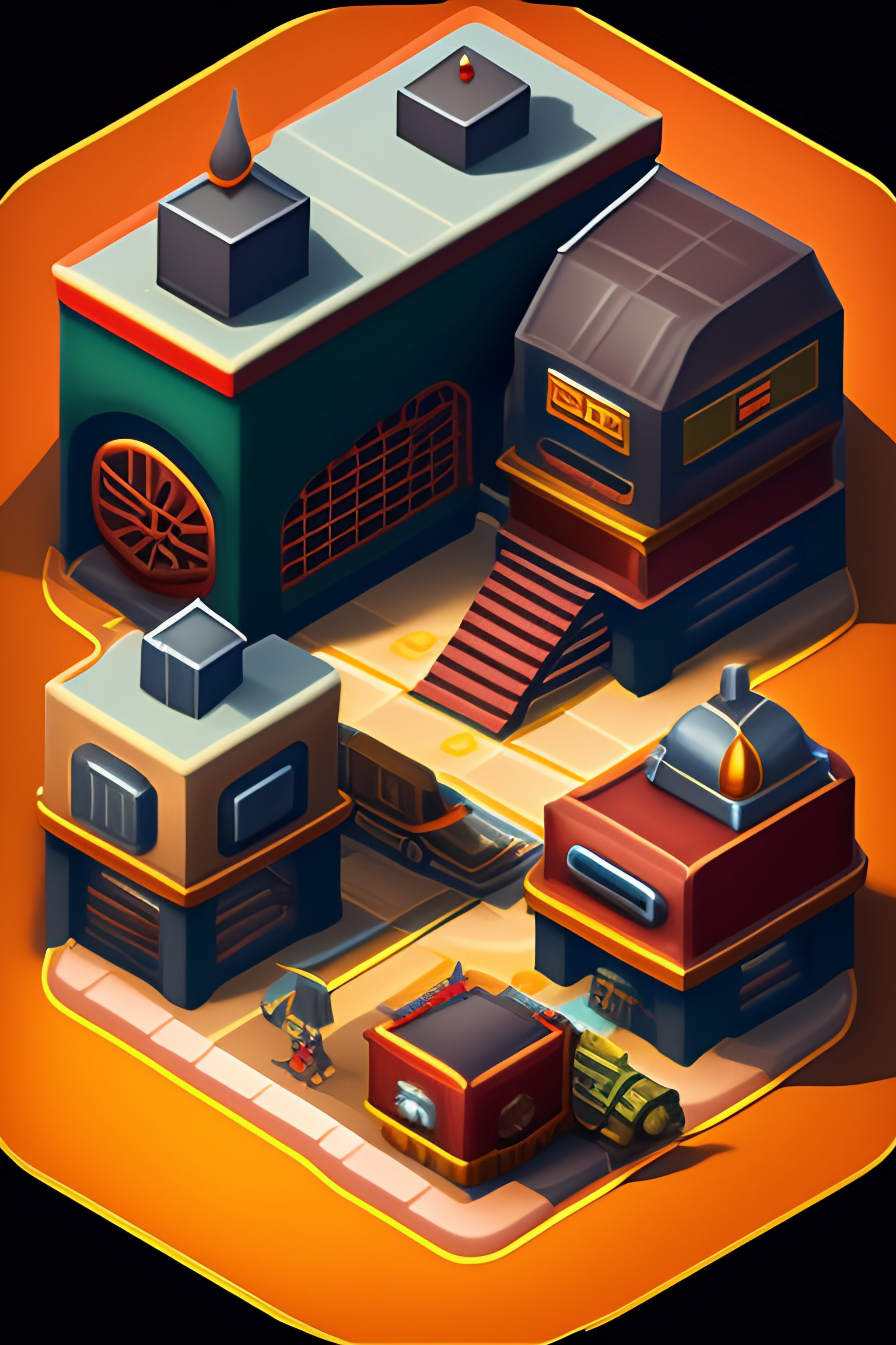 Lexica - Isometric war factory, C&C, strategic game