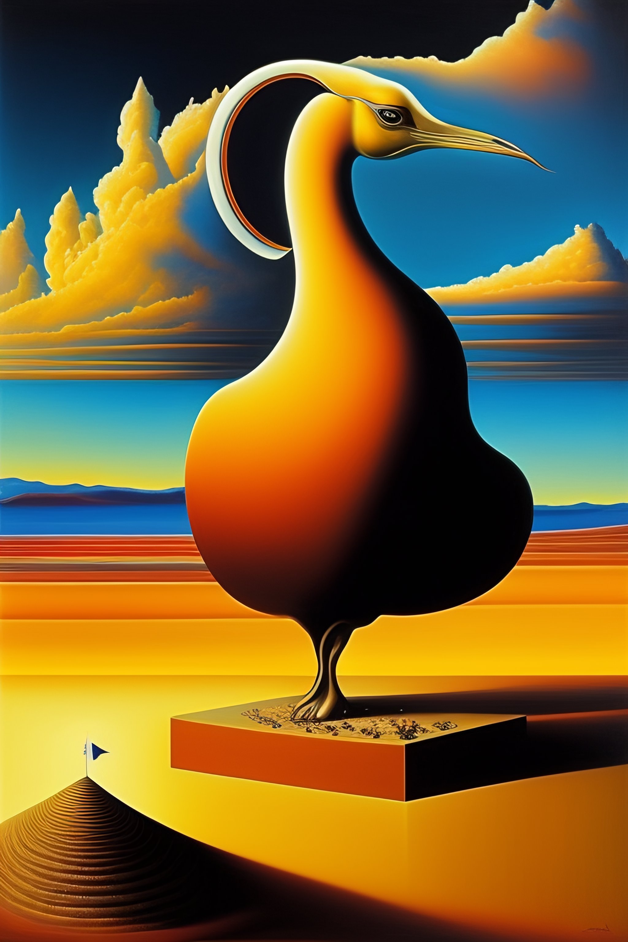 Lexica - High quality painting standing proud by yourselfby Salvador Dali