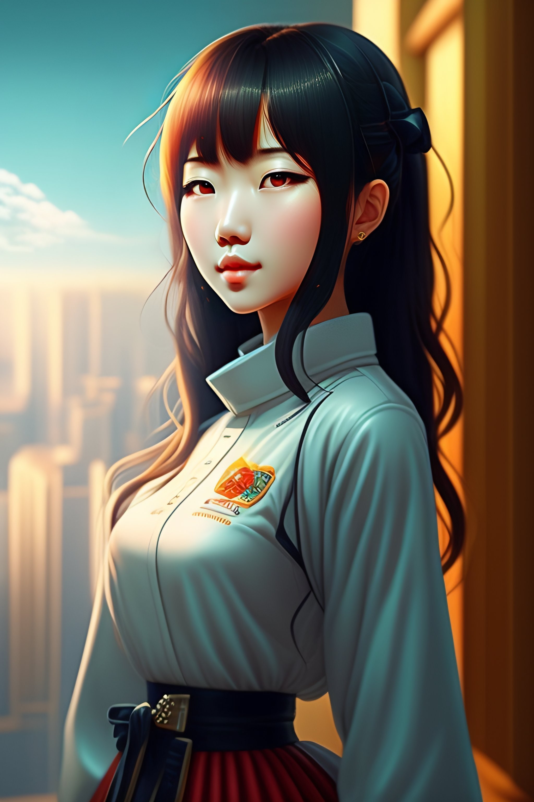 Lexica - Anime girl, korean girl, masterpiece