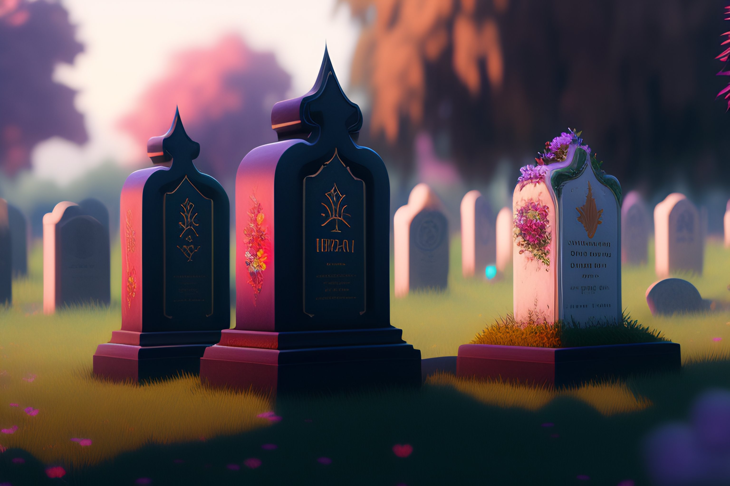 Lexica - Graveyard with headstones, highly detailed, photorealistic ...