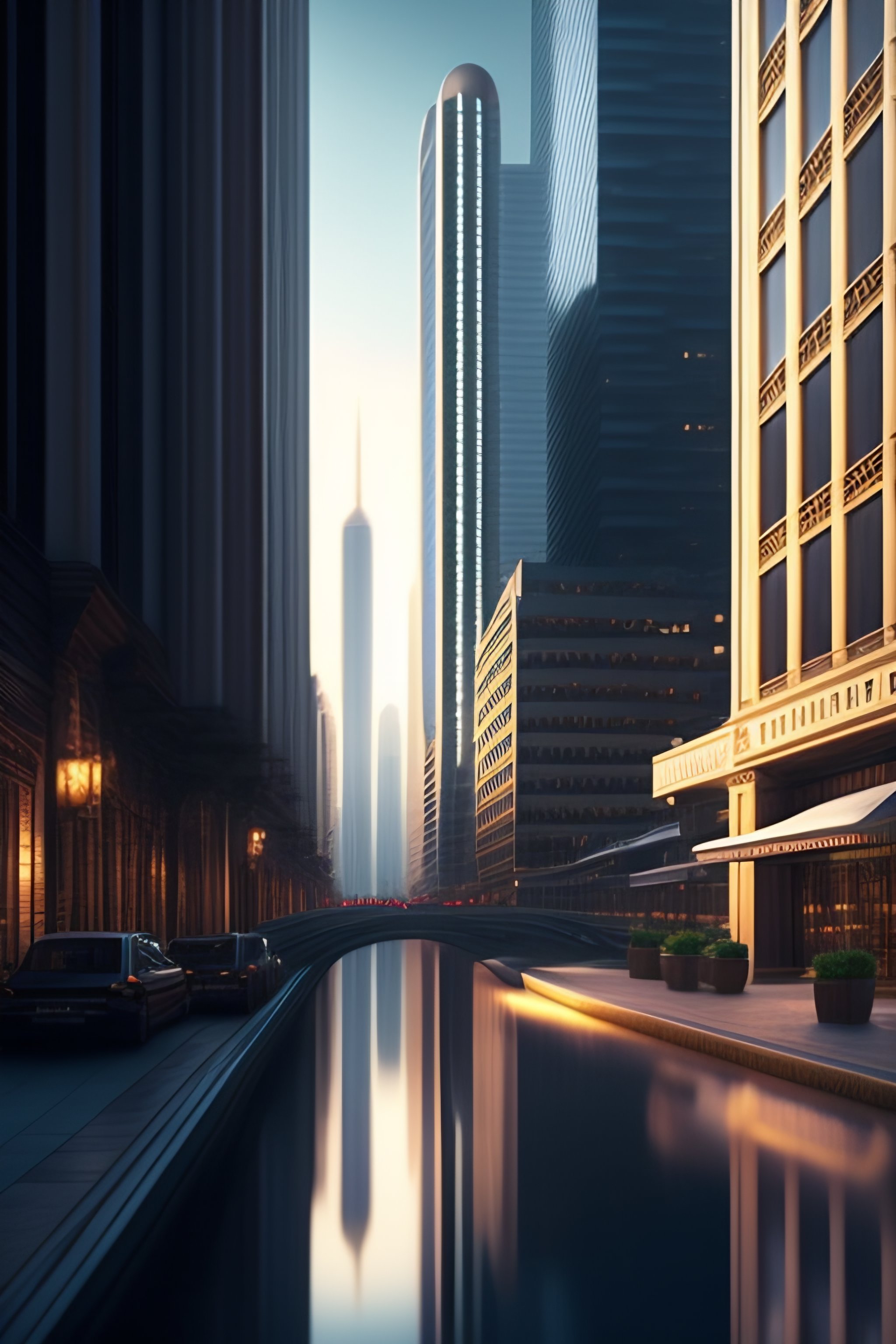 Lexica - Realistic city image