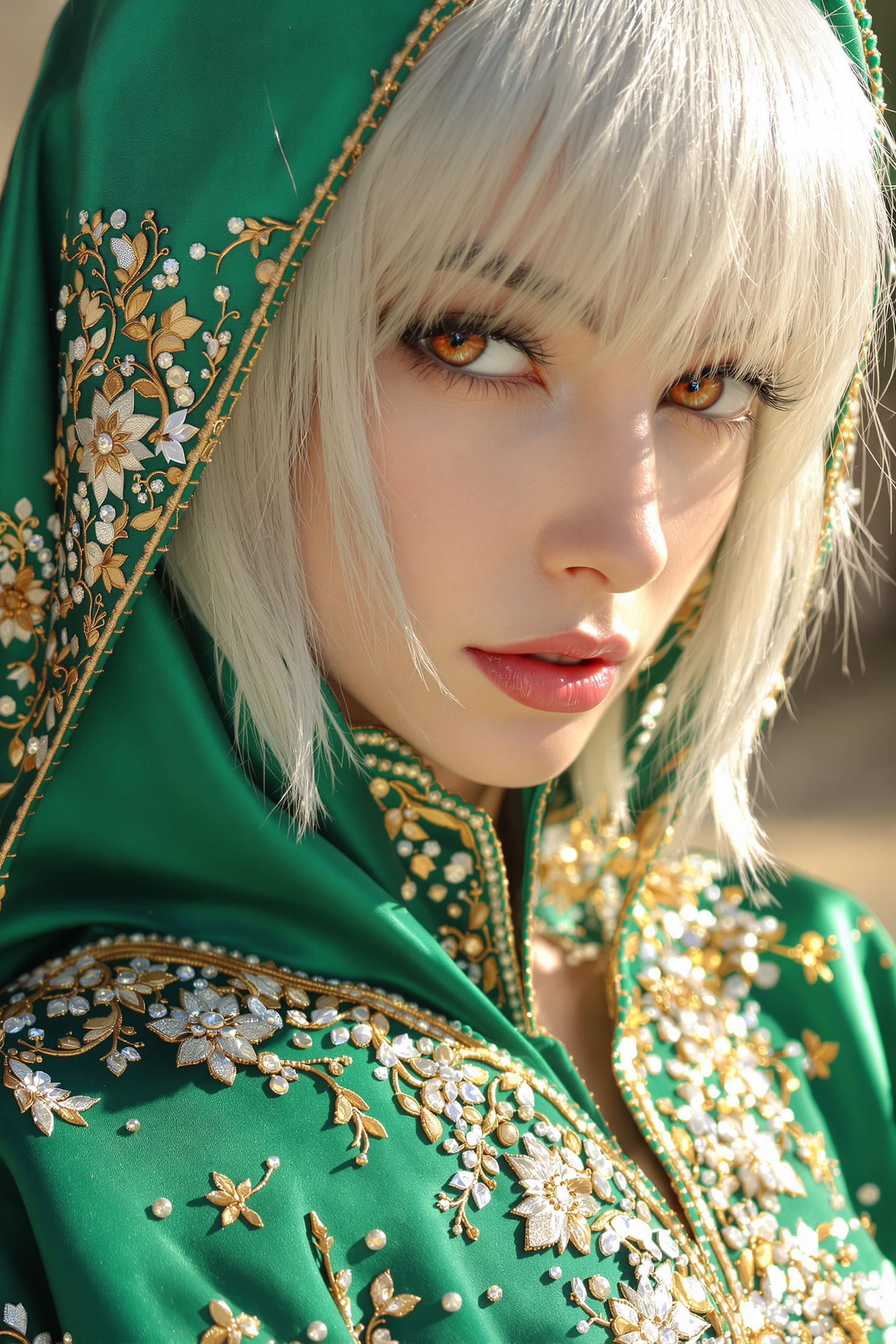 Lexica - Show me rei from neon genesis wearing traditional Moroccan ...