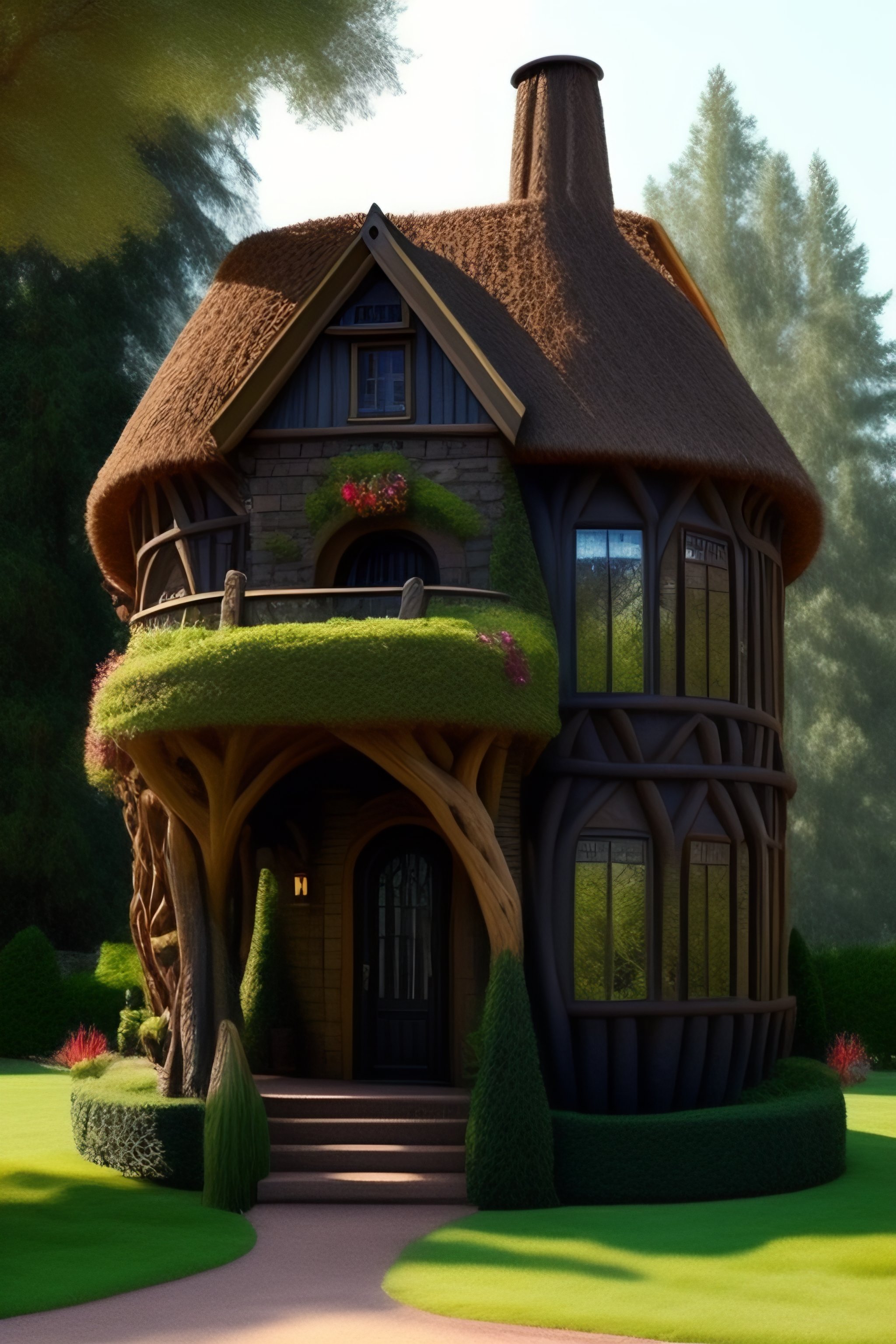 Lexica - A house made out of groot