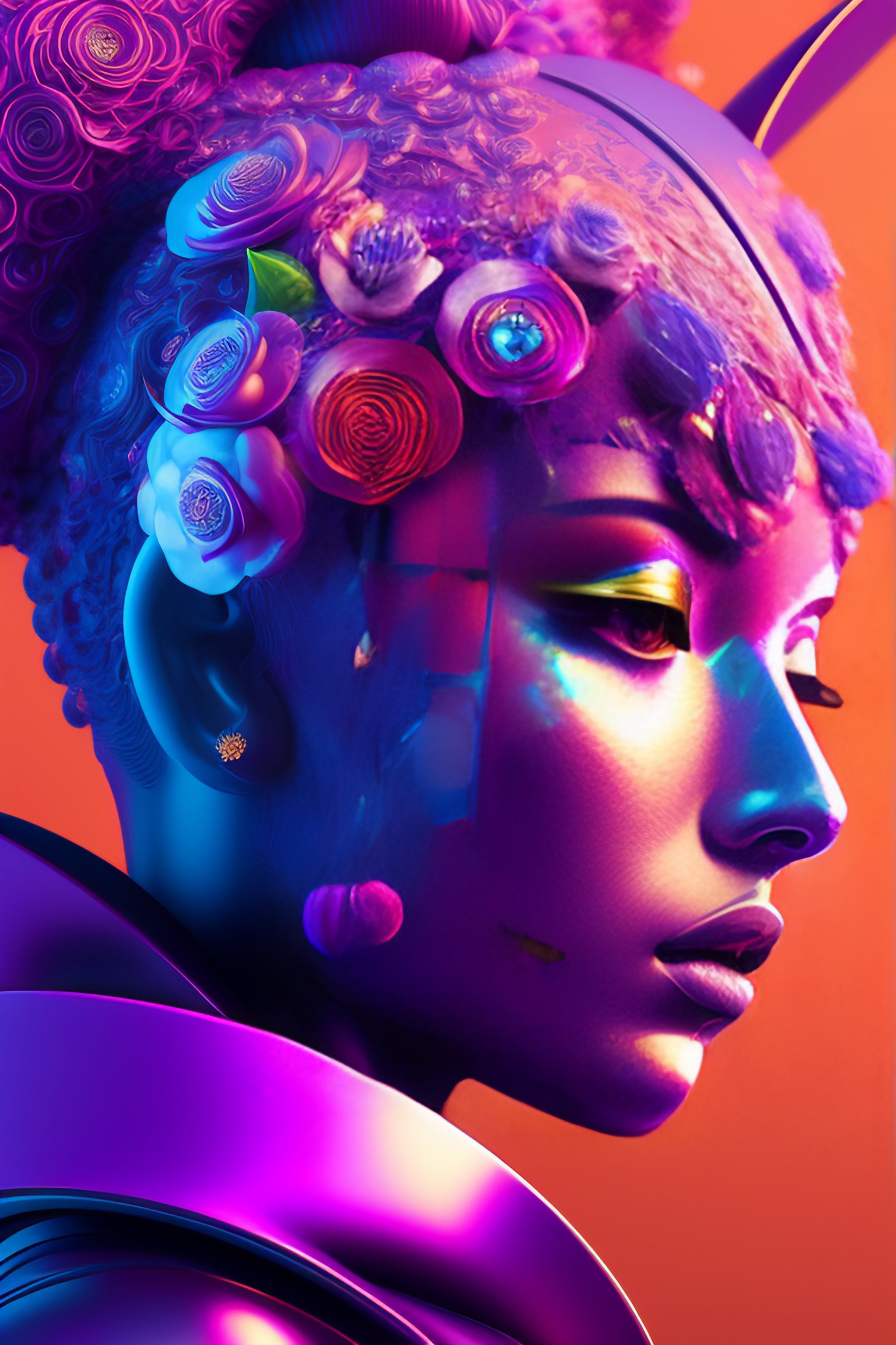 Lexica - Robot portrait, bloom, minimalistic, hyper-realistic, award ...