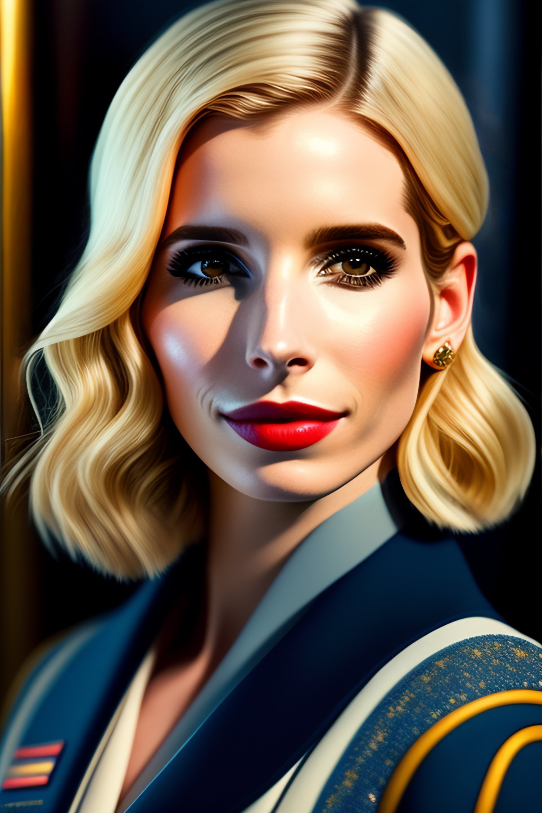 Lexica - Portrait of emma roberts in star wars directed by wes anderson