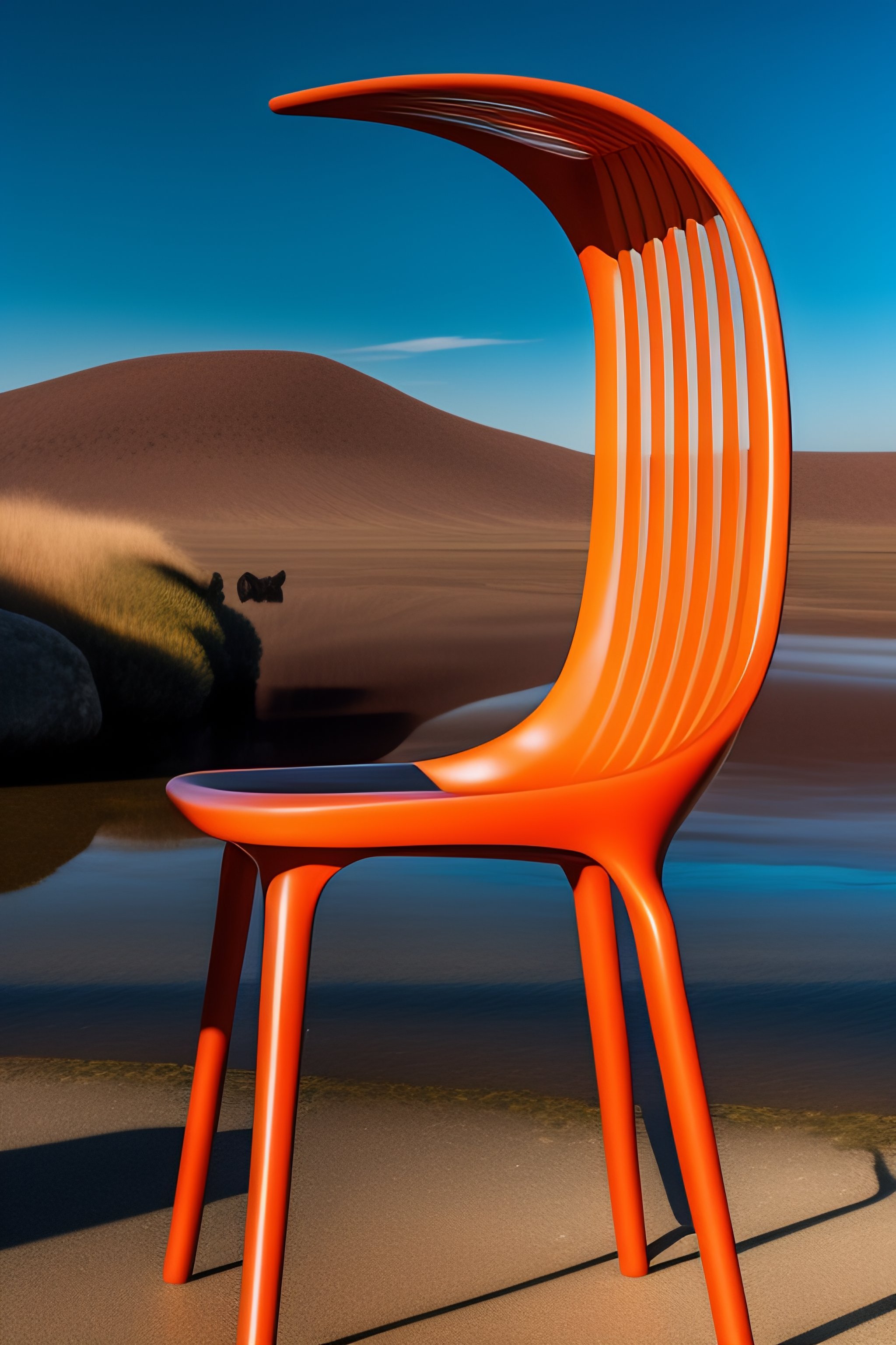 Lexica - Human hand made of chairs