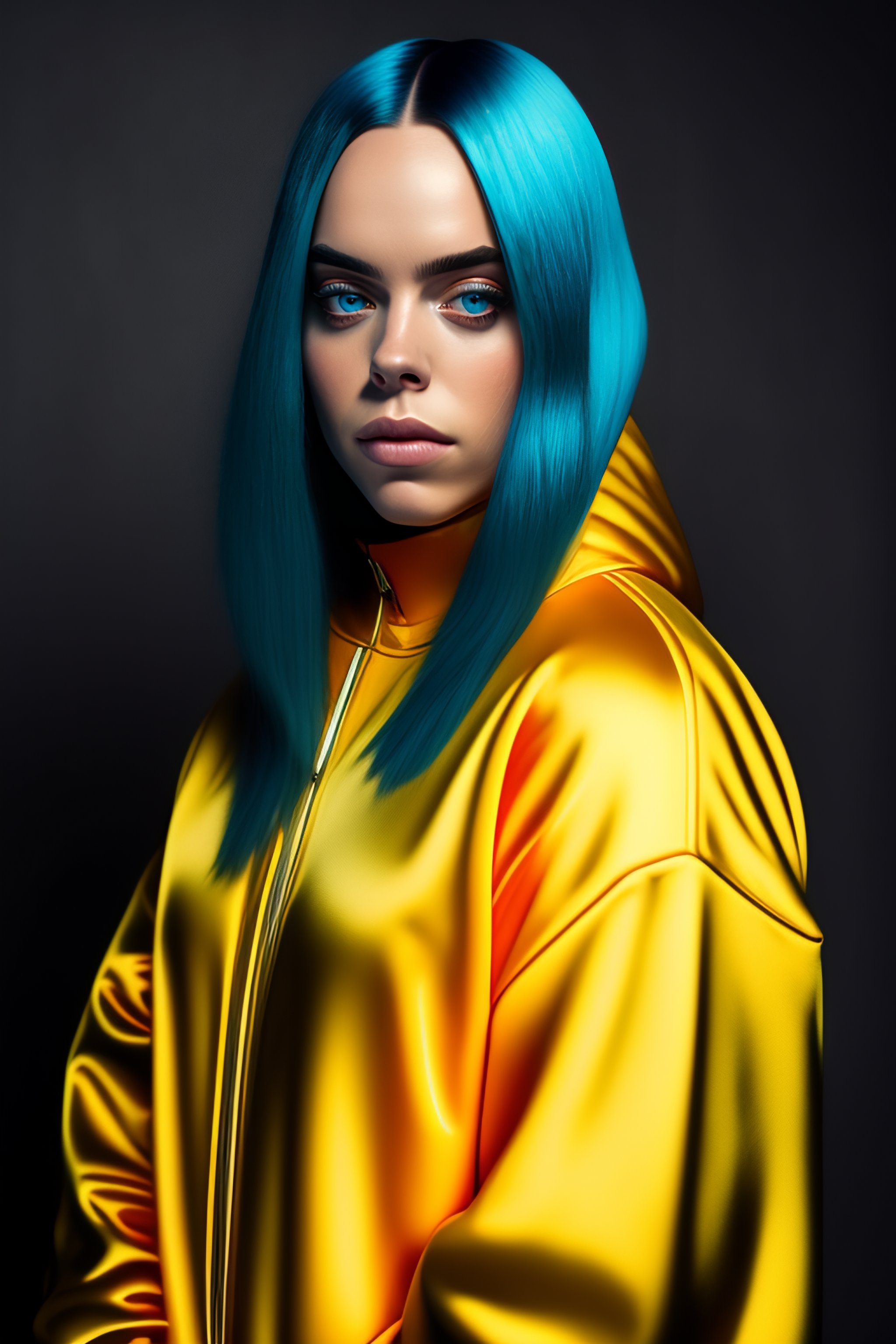 Lexica - Studio portrait of Billie Eilish