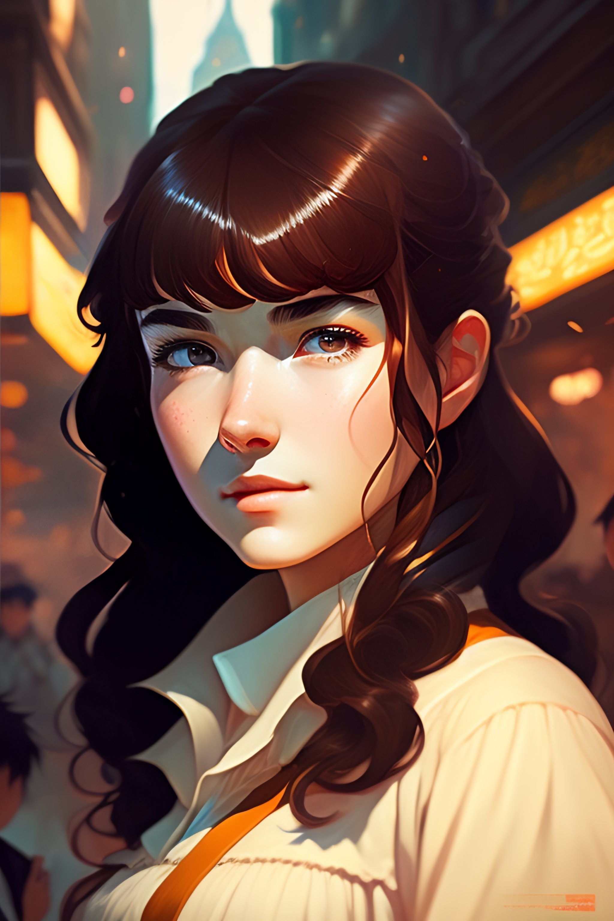 Lexica - Writing young reporter brunette tavern baroque oil painting ...