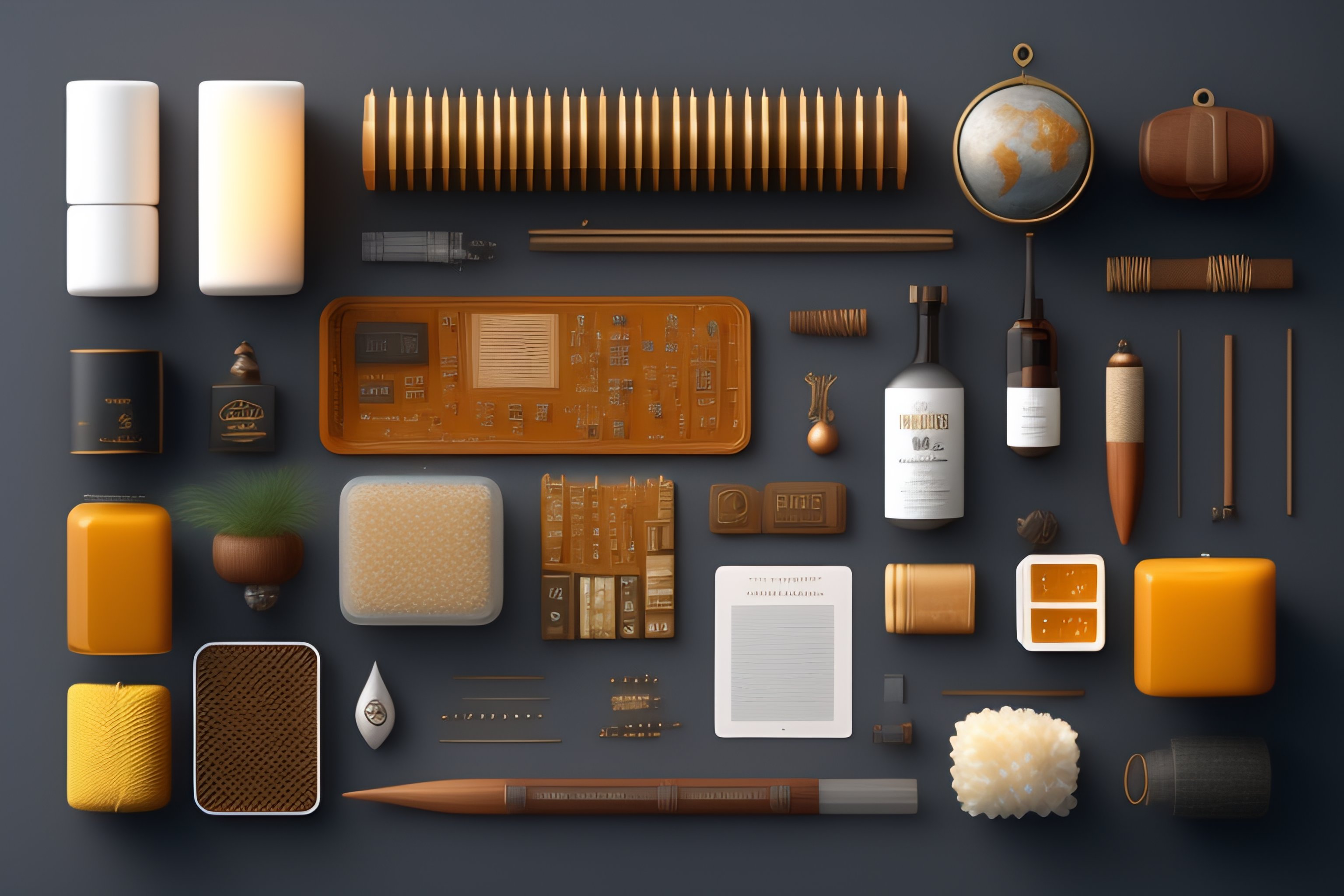 Lexica - Writer, costumes and props, knolling, knolling layout ...