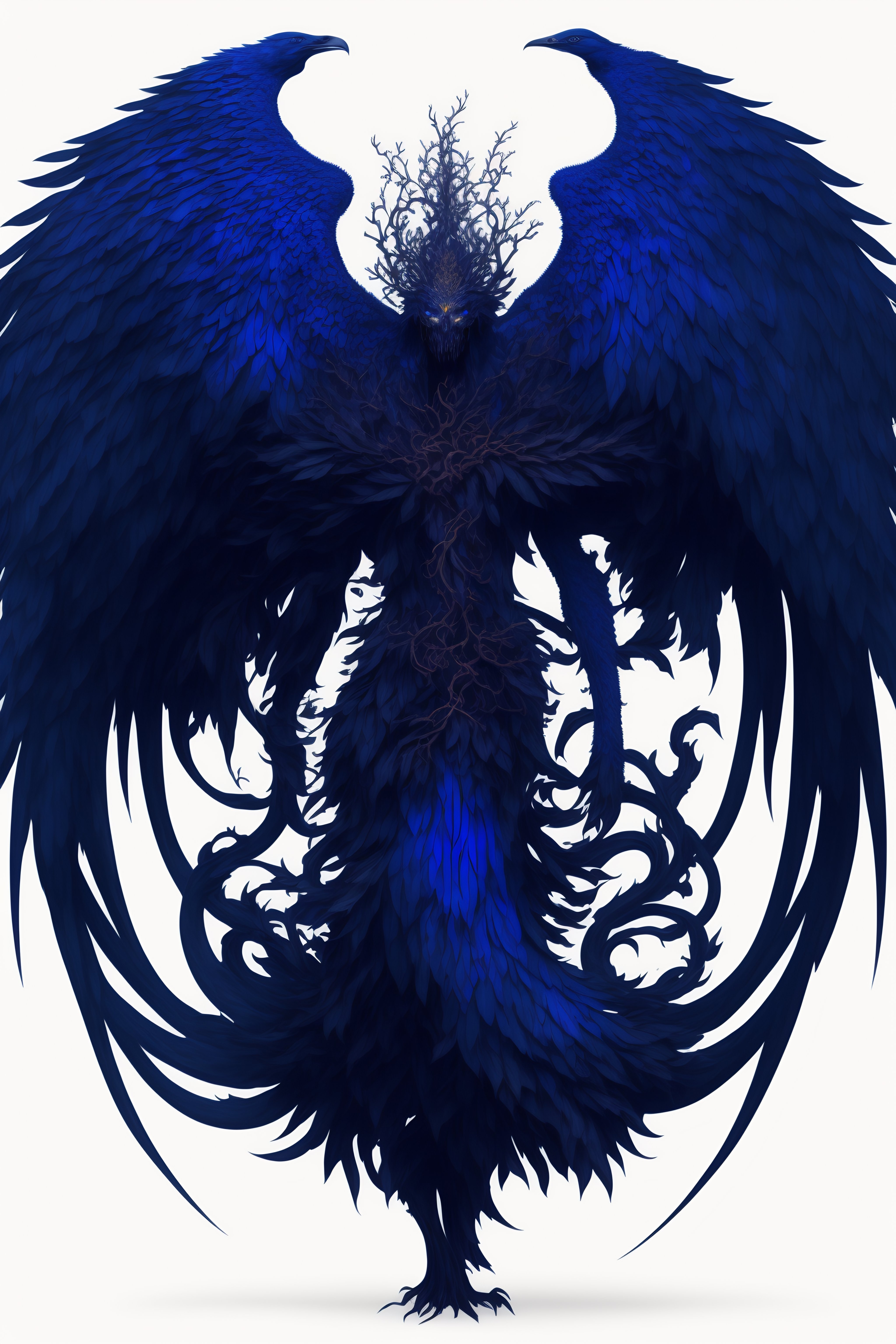 Lexica - Fullbody creature concept bony demon of pride looks like a ...