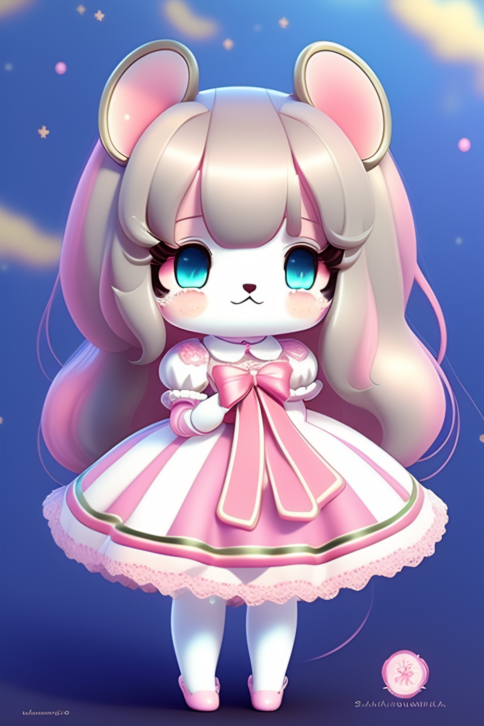 Lexica - A mix between Cinnamoroll and My Melody from Sanrio, anime 2D ...