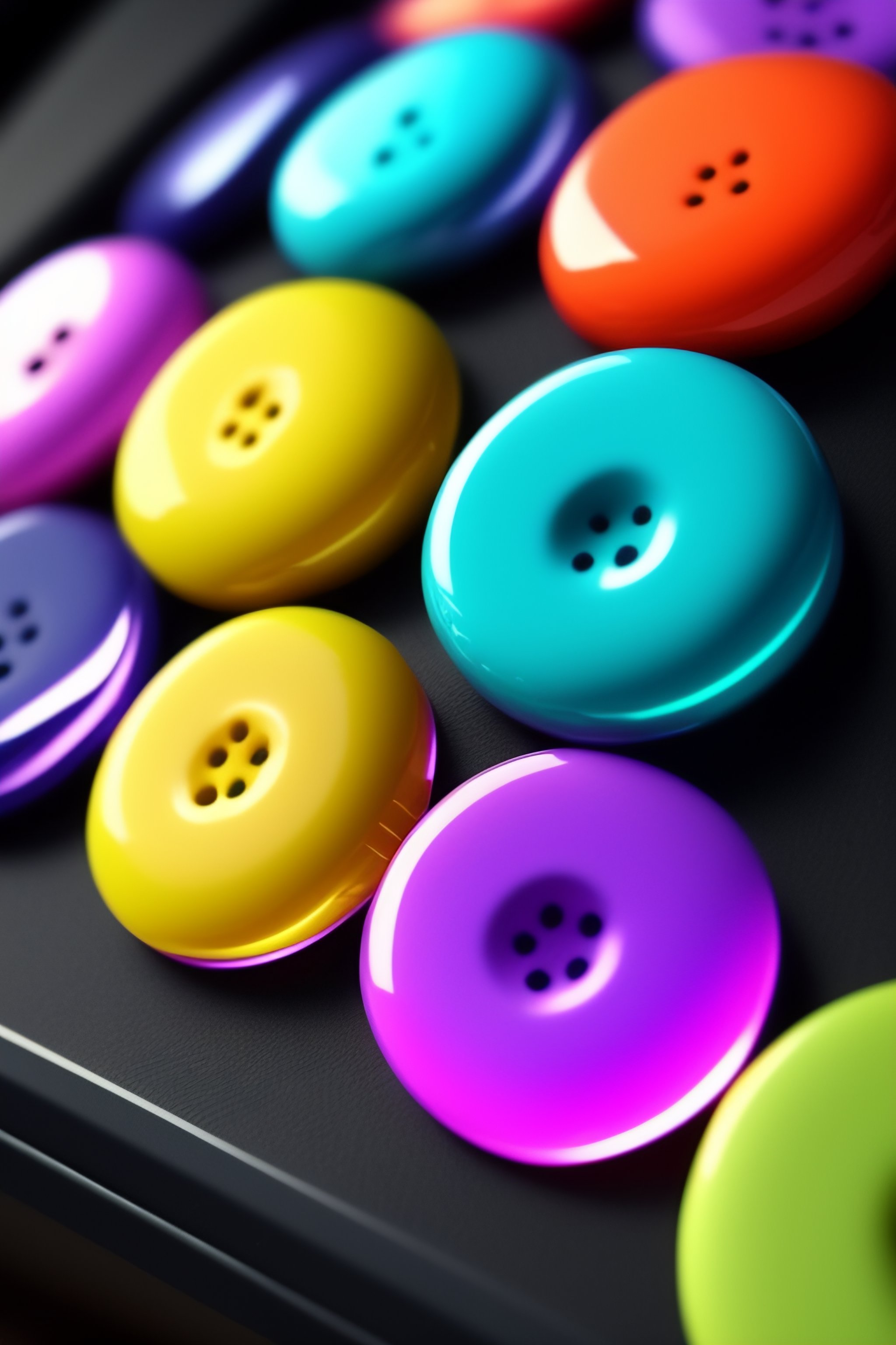 Lexica - 4 extra colorful tactile sound board buttons located on the ...