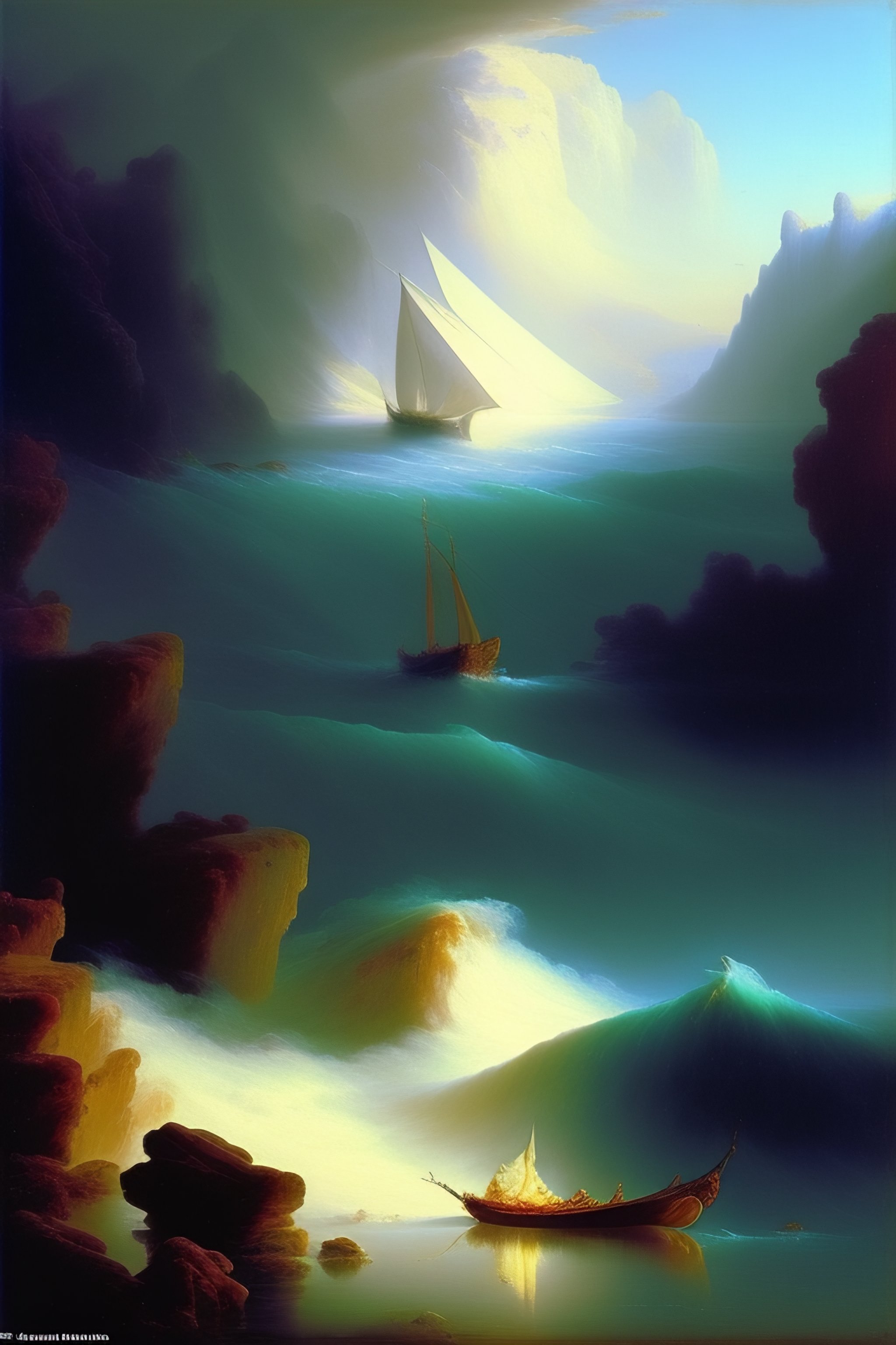 Lexica - Pandora oil on canvas by ivan aivazovsky, by william turner ...