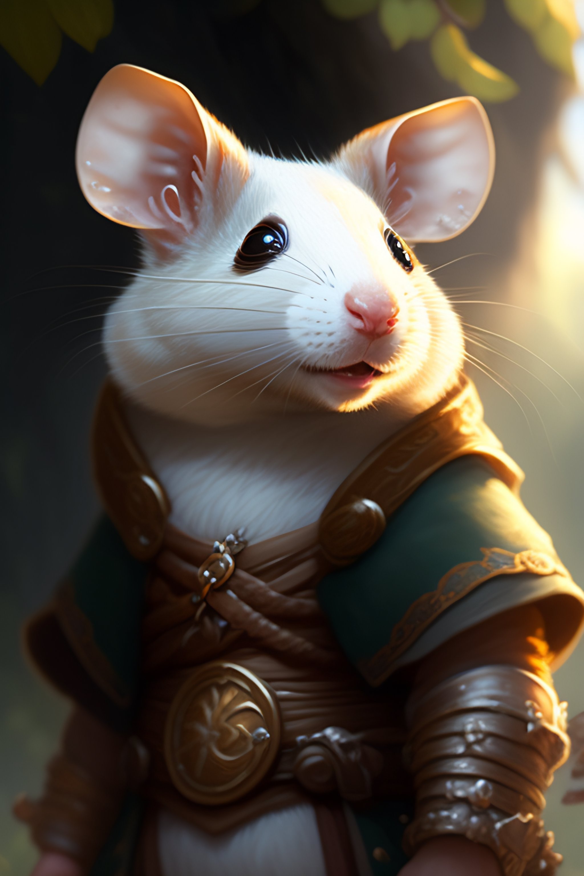 Lexica - A detailed portrait of white rat ,giving thumbs up illustrator ...