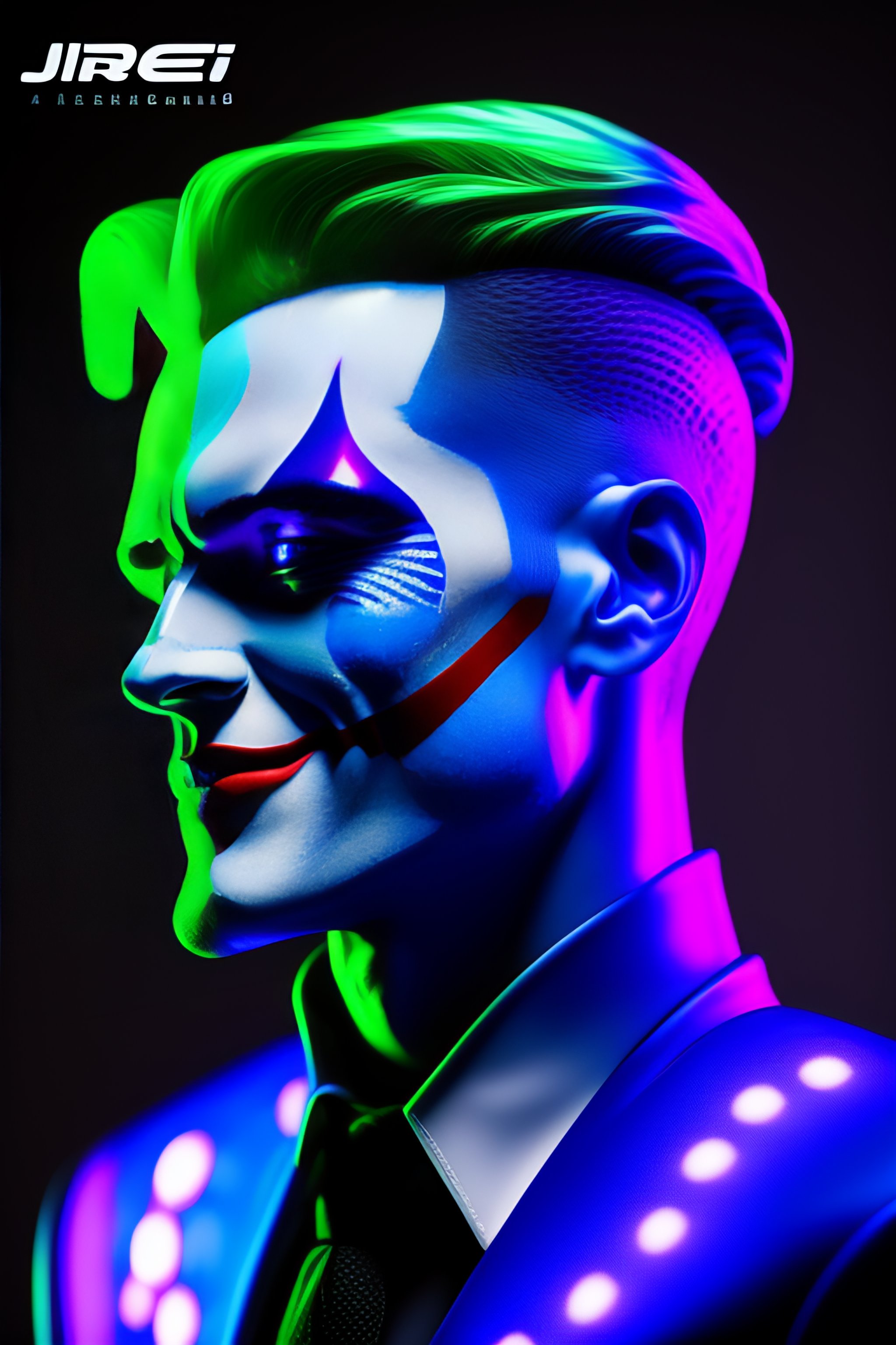 Lexica - Joker colorful 3d hyperrealistic::5 carbon fiber::5 cyberpunk ...