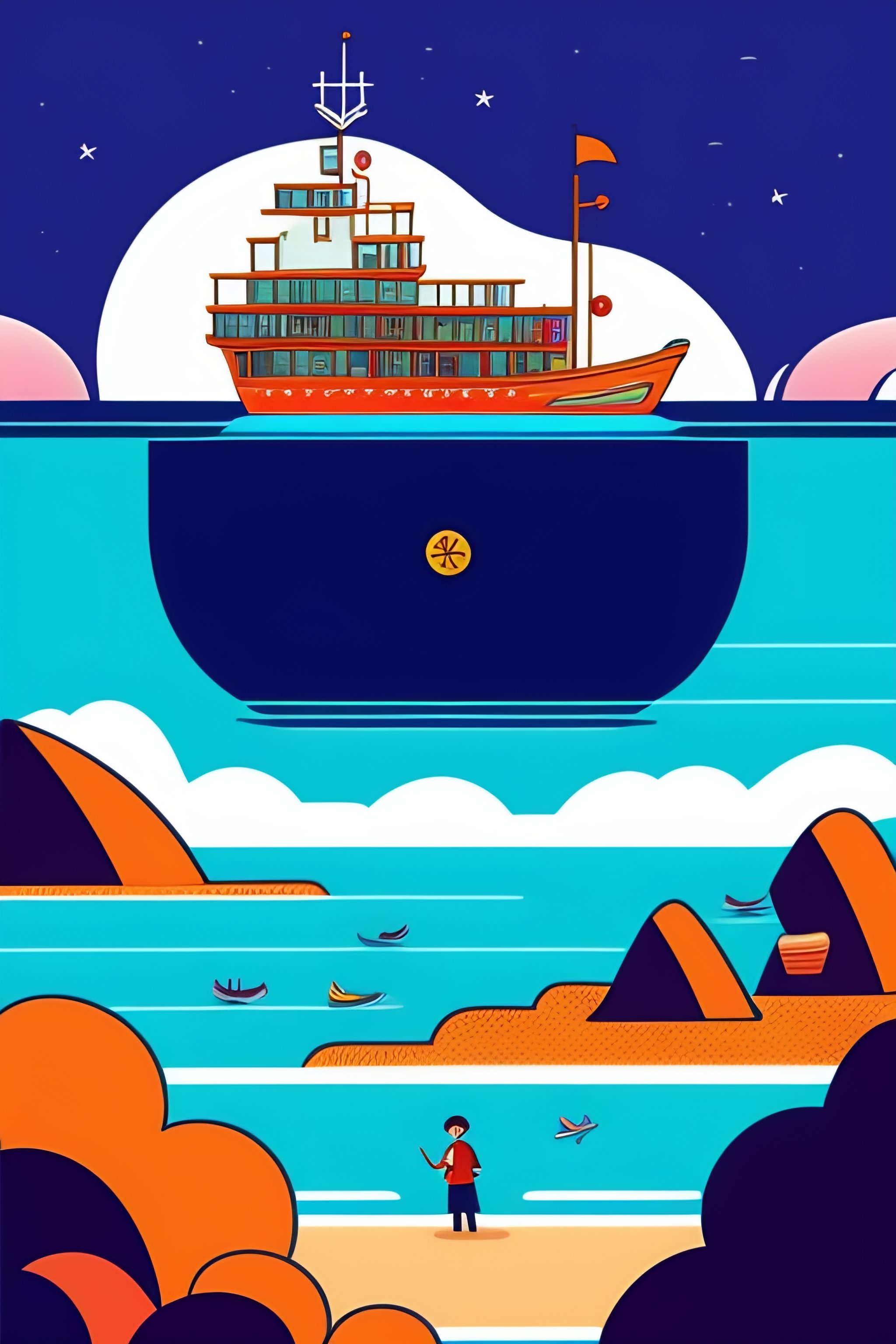 Lexica - A comic about the fact that schoolchildren, being on the water ...