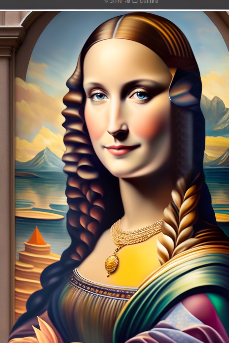 Lexica - Prompt: Create a unique and imaginative depiction of the Mona ...