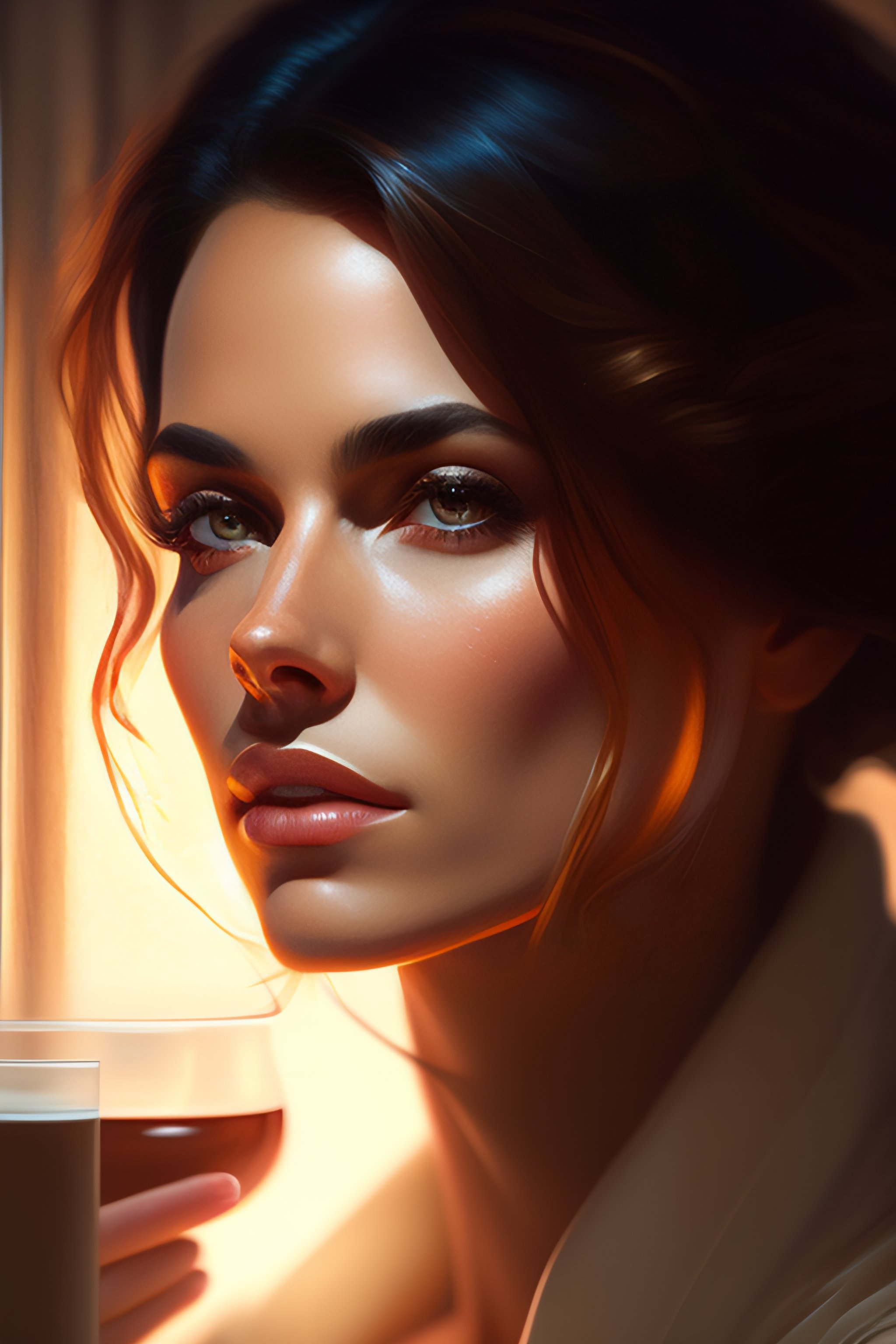 Lexica - Groundhog drug addict lies on the bed, realistic portrait ...