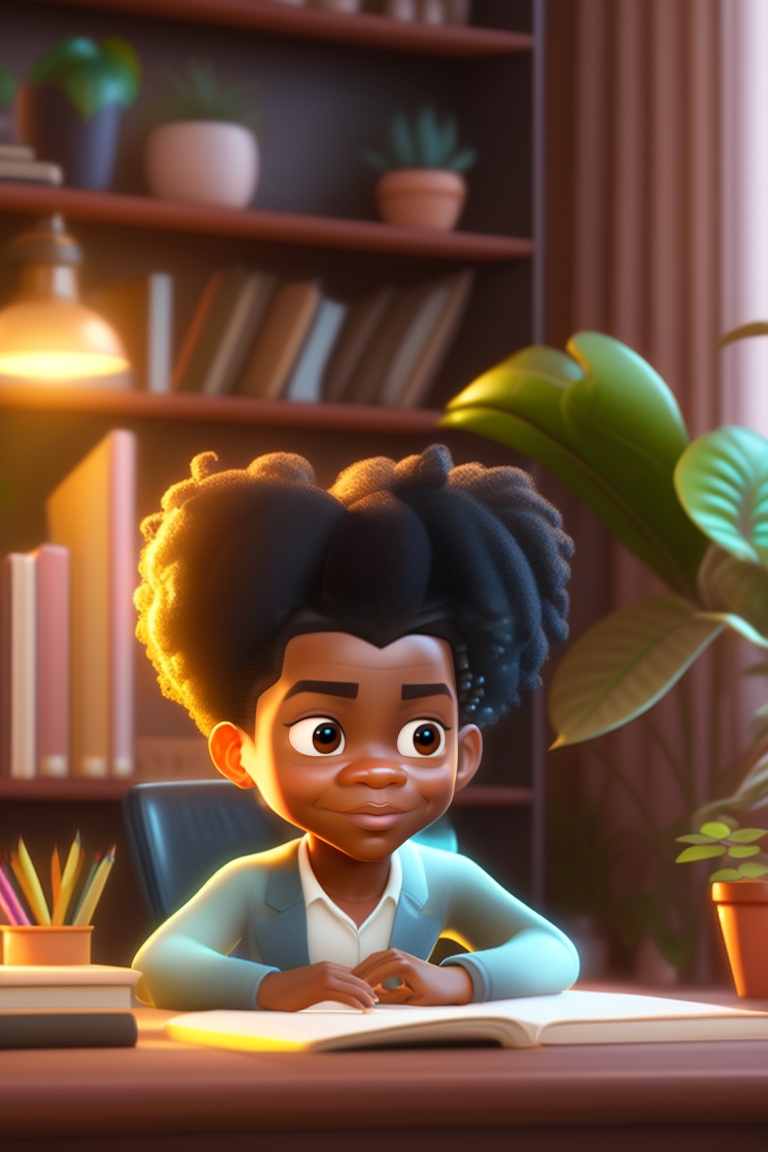 Lexica - Render of mixed raced black skin black man with pointy chin ...