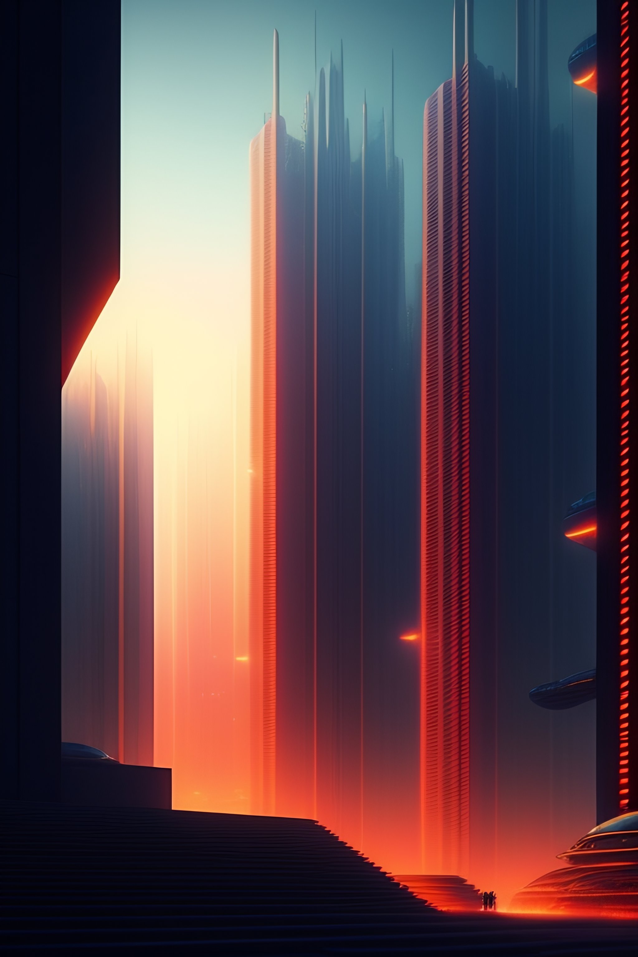 Lexica - 'world, city, cyberpunk style, beksinski style, mystical ...