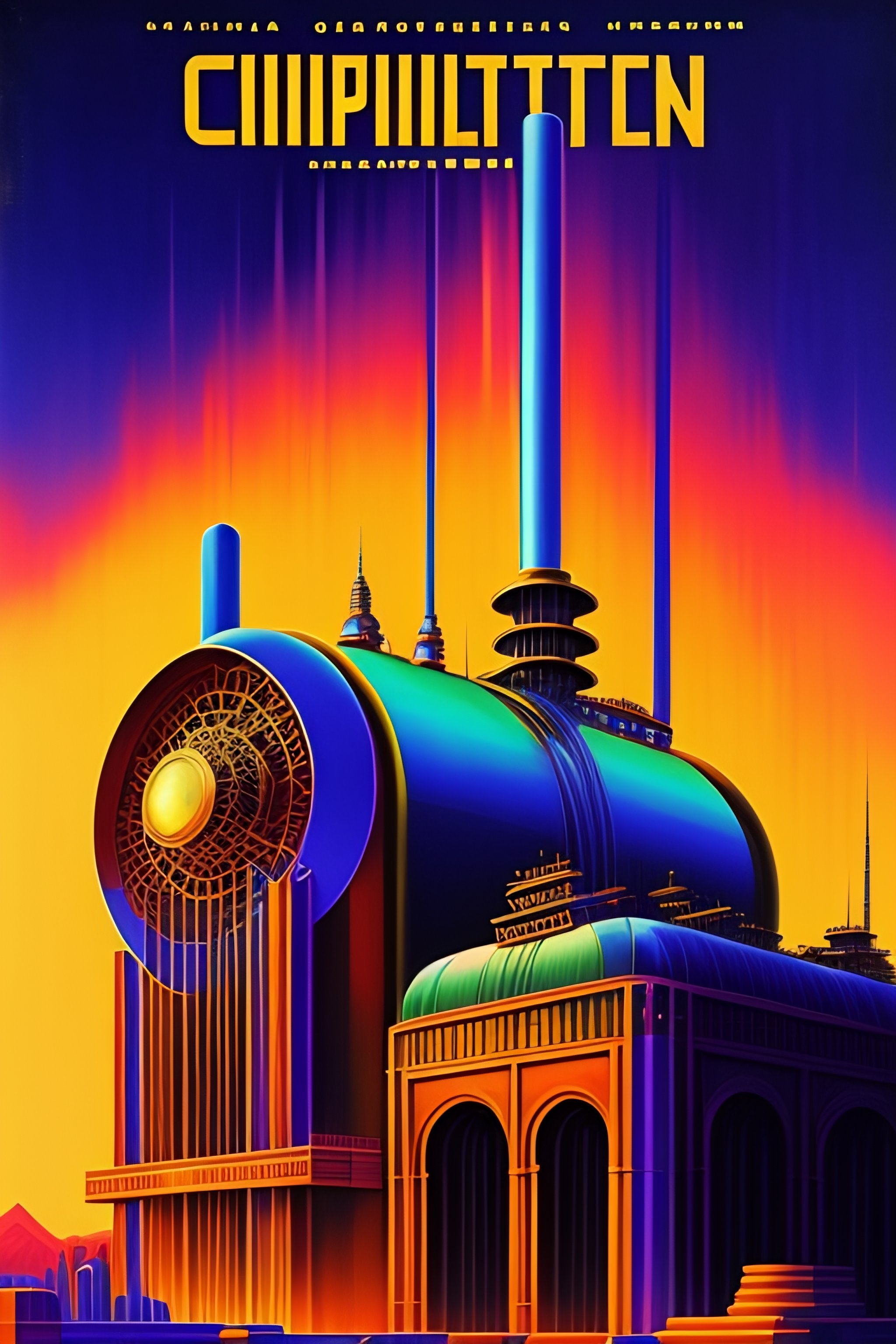 Lexica - Detailed 1 9 3 0 s style particle accelerator, CERN. movie ...