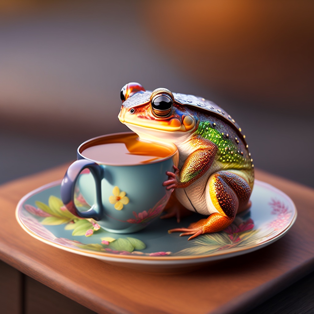Lexica - Toad with tea