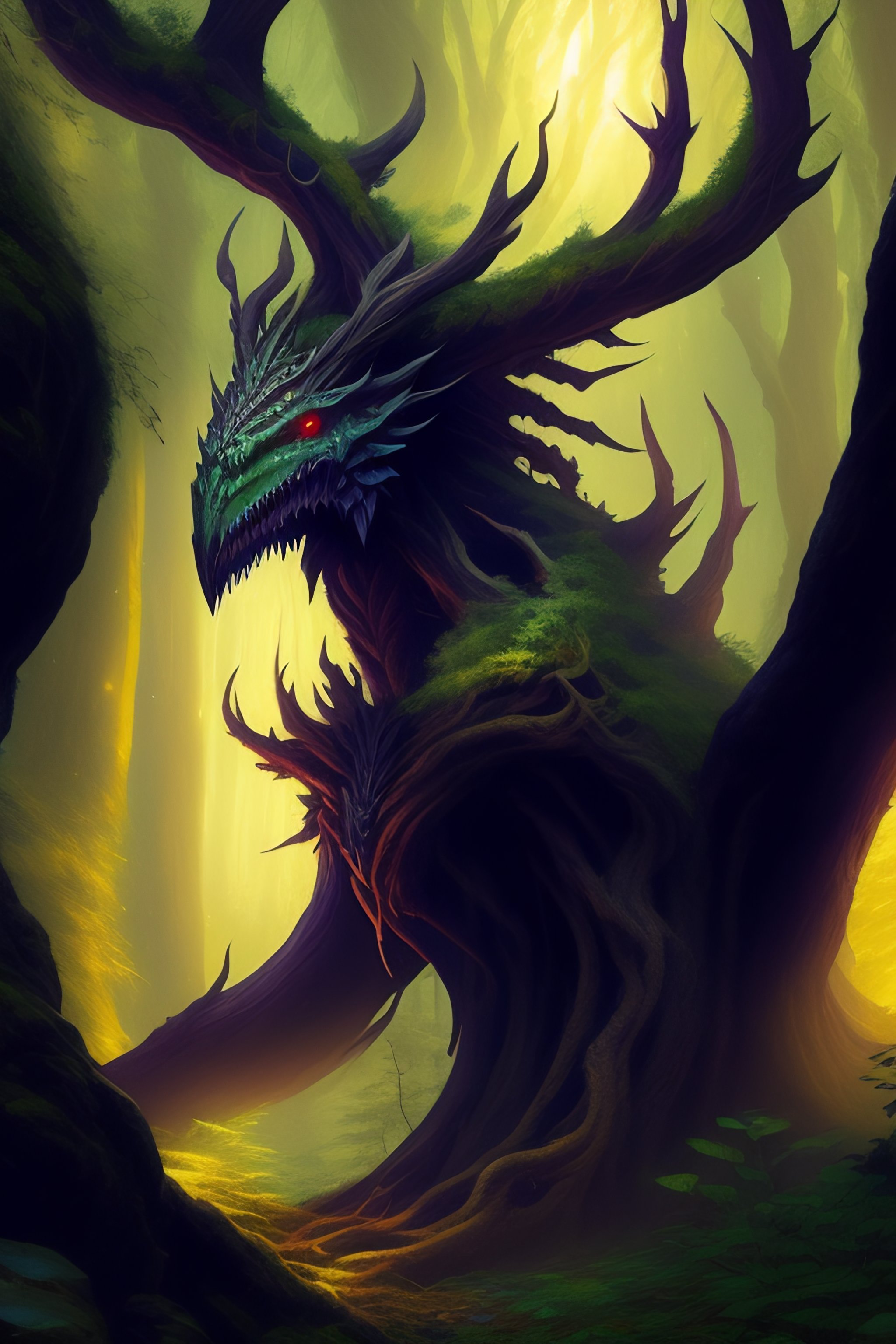 Lexica - Leshens, spriggan, sorceror of the forest, bone head, It was a ...