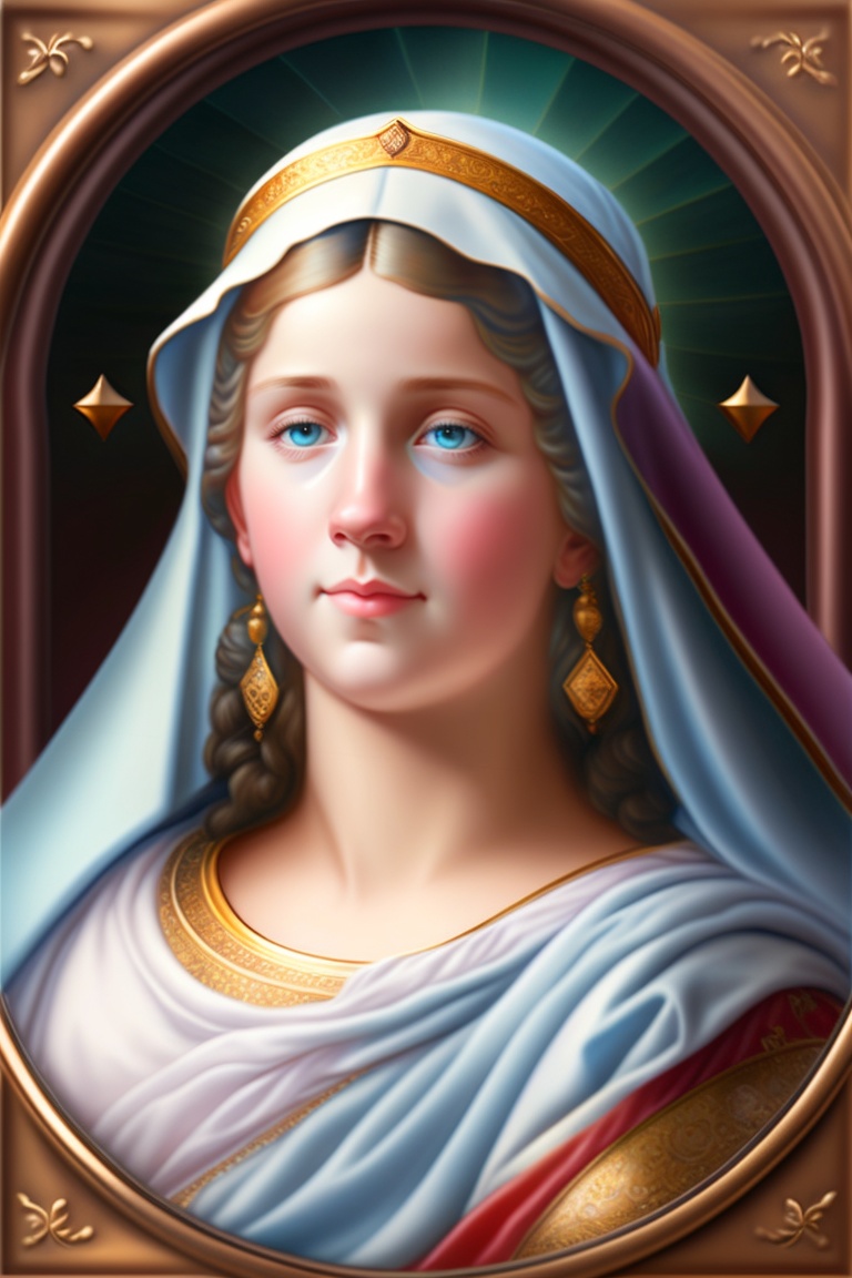 Lexica - Beautiful Mary Mother of Jesus, realistic