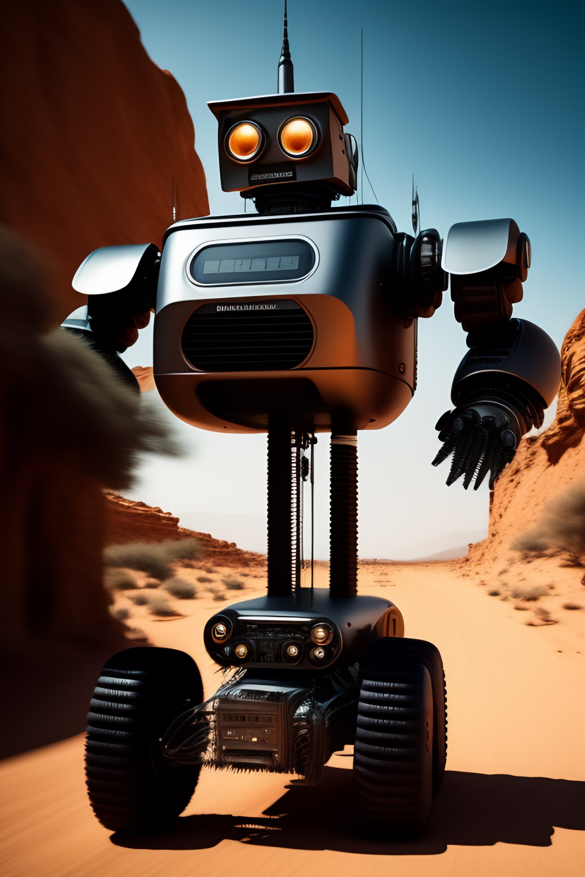 Lexica - ROBOT, DE CUATRO RUEDAS, CON SILLA DE MONTAR, OJOS MULTIPLES ...