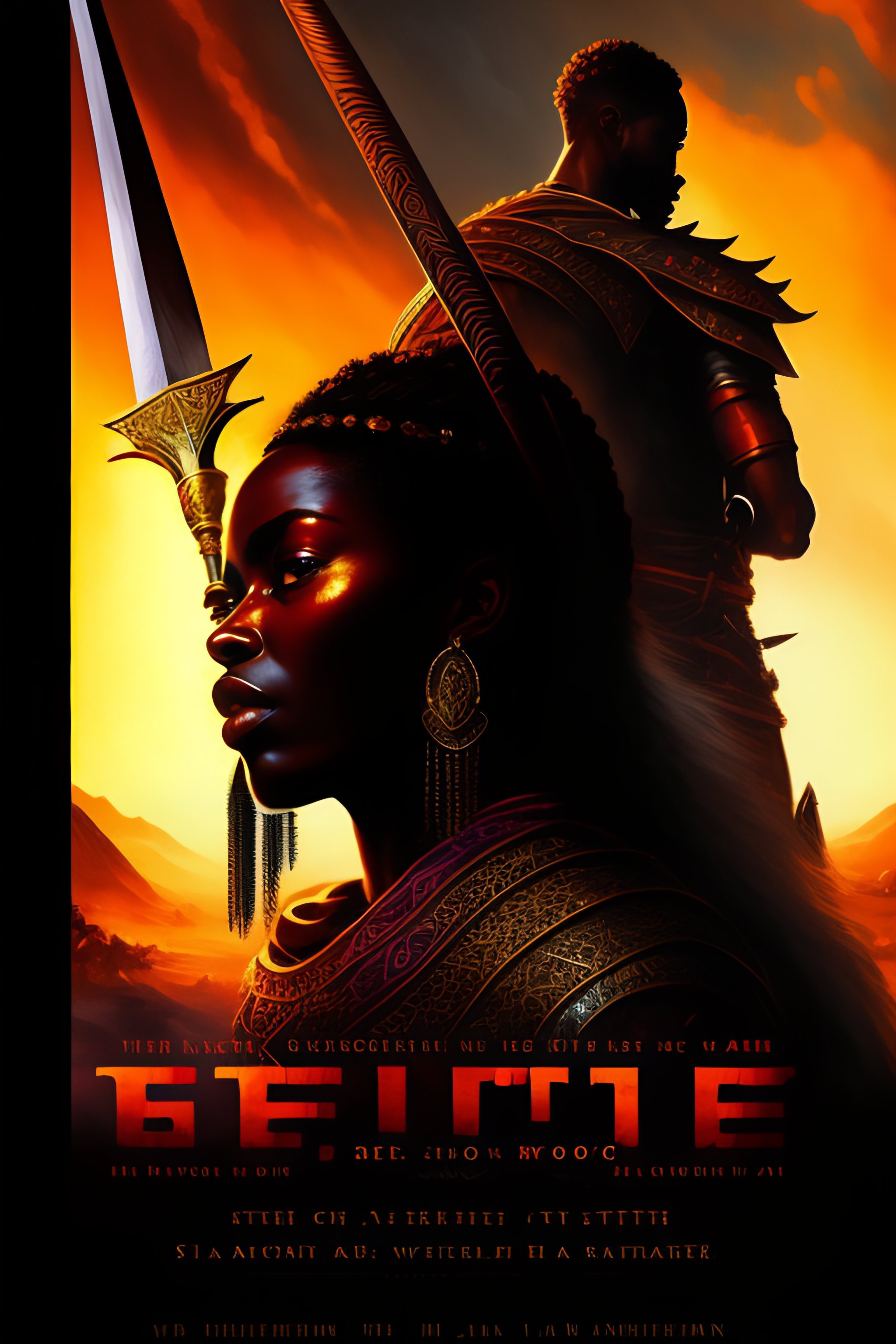 Lexica - The ancient African fantasy novel cover depicts a brutal ...
